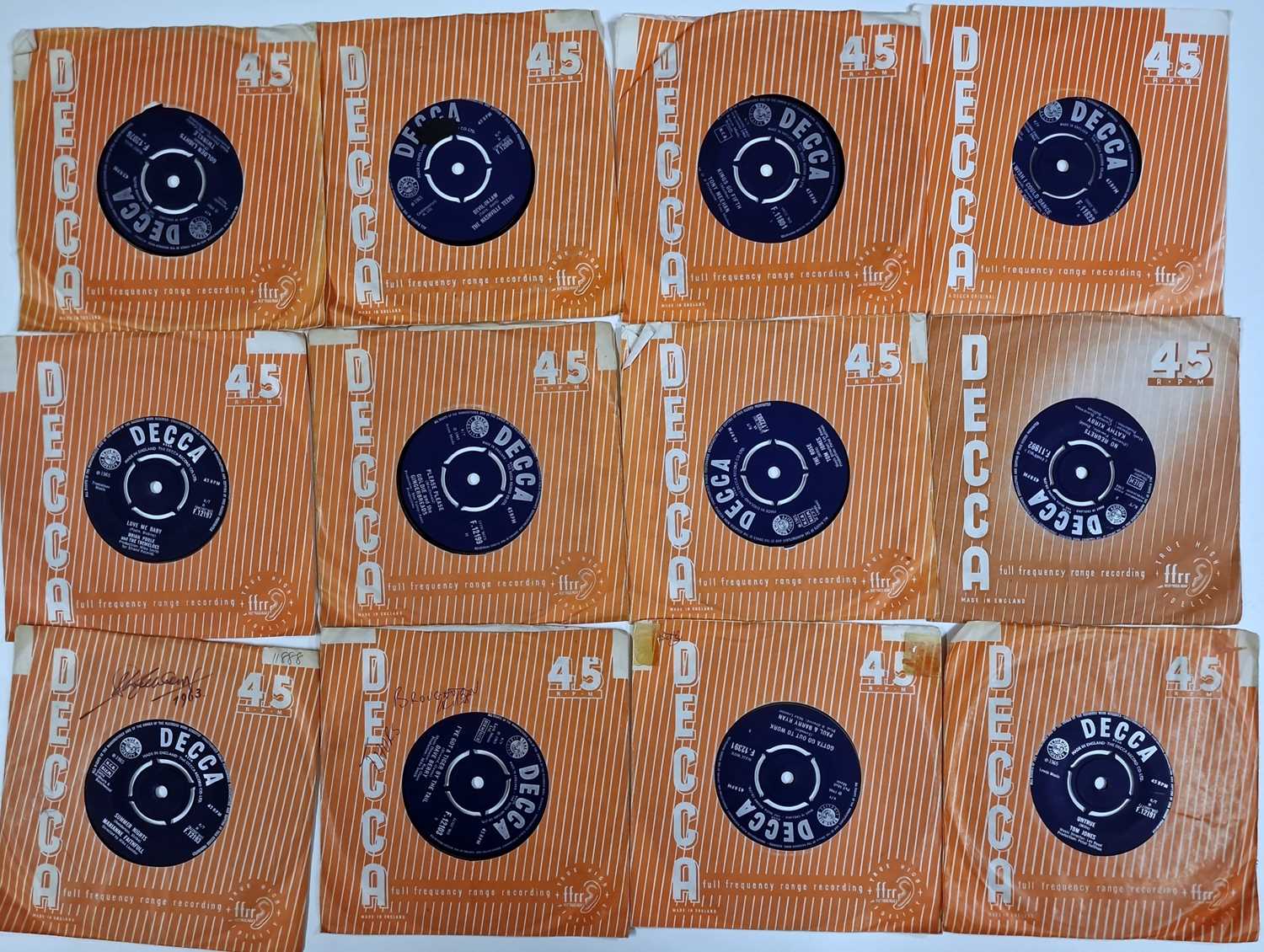 Lot 1115 - DECCA 7" COLLECTION (1963-66 RELEASES)