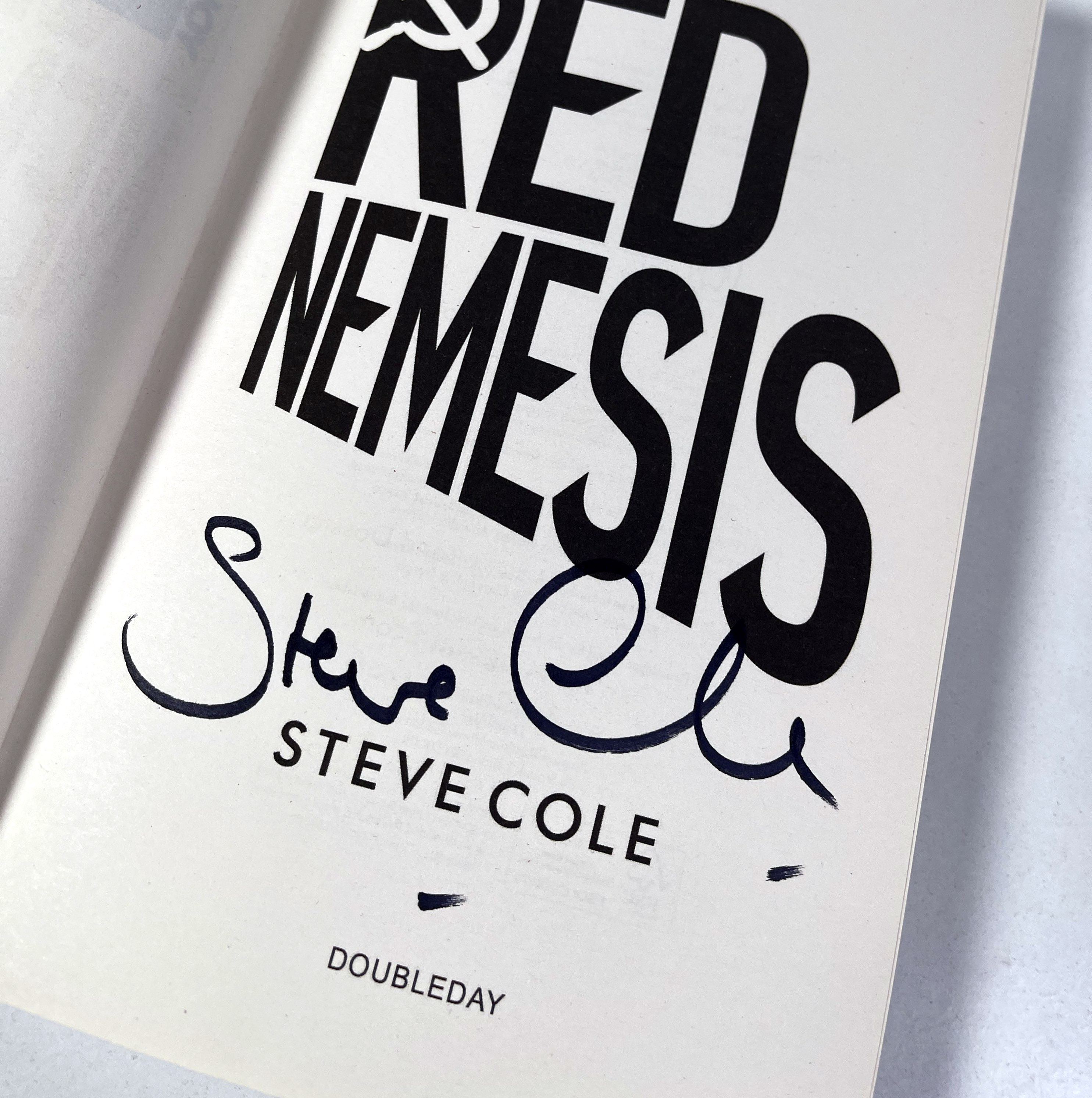Lot 16 - STEVE COLE - YOUNG BOND SERIES - TWO SIGNED