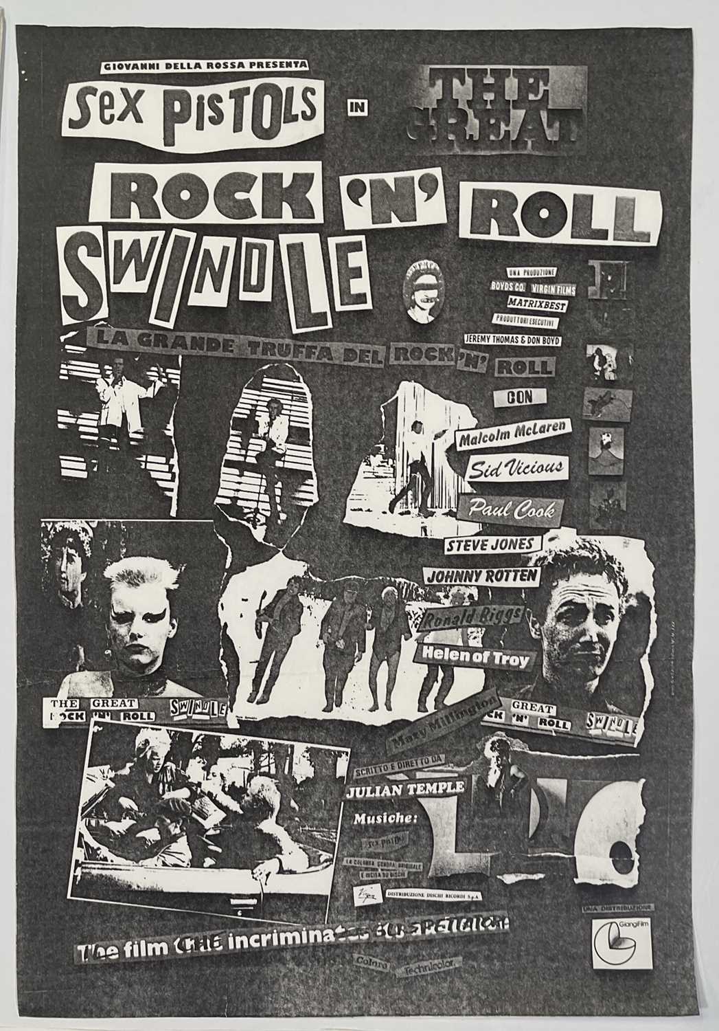 Lot 82 The Sex Pistols Original Italian Press Kit