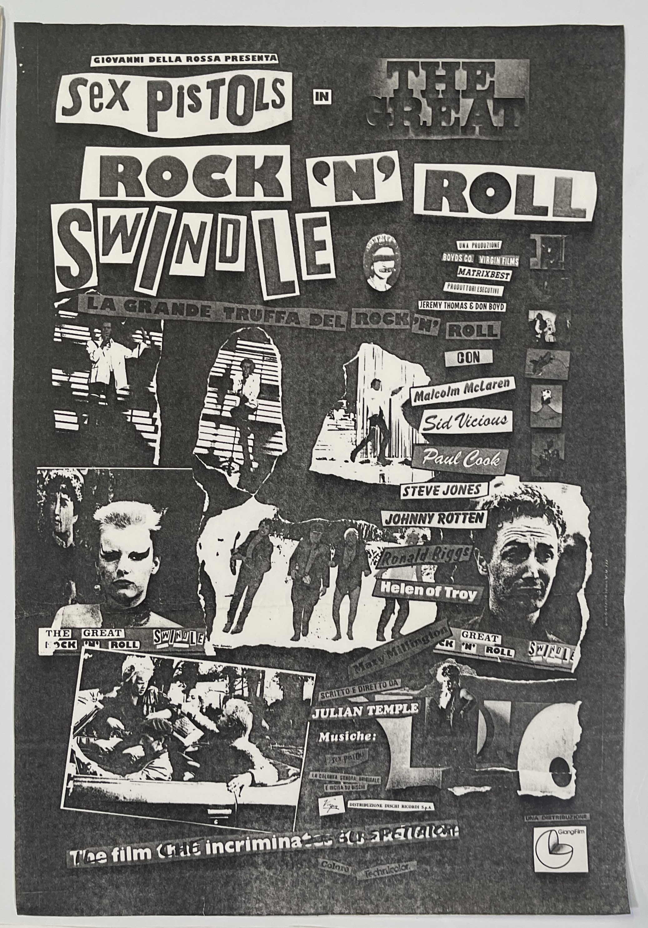 Lot 82 The Sex Pistols Original Italian Press Kit
