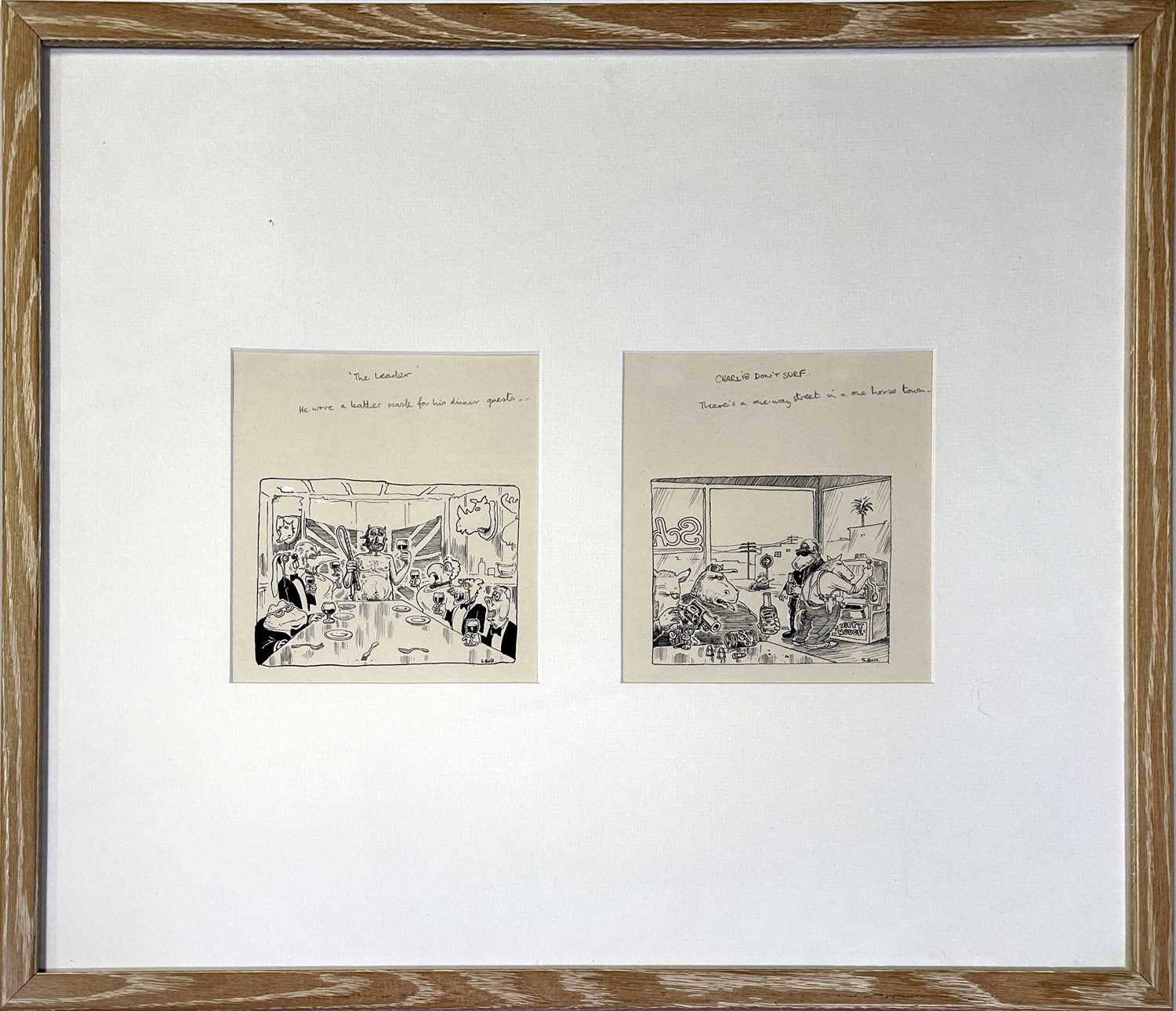 Lot 39 - THE CLASH - ORIGINAL STEVE BELL ARTWORK FROM