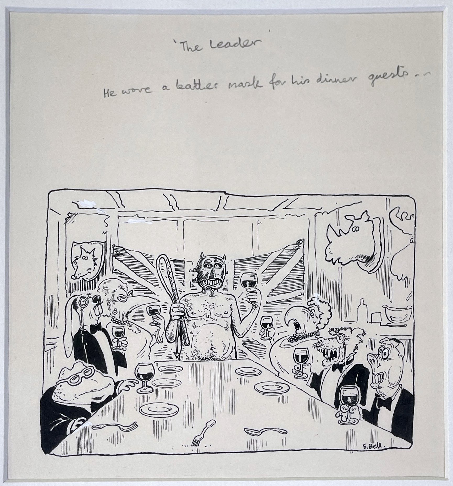 Lot 39 - THE CLASH - ORIGINAL STEVE BELL ARTWORK FROM