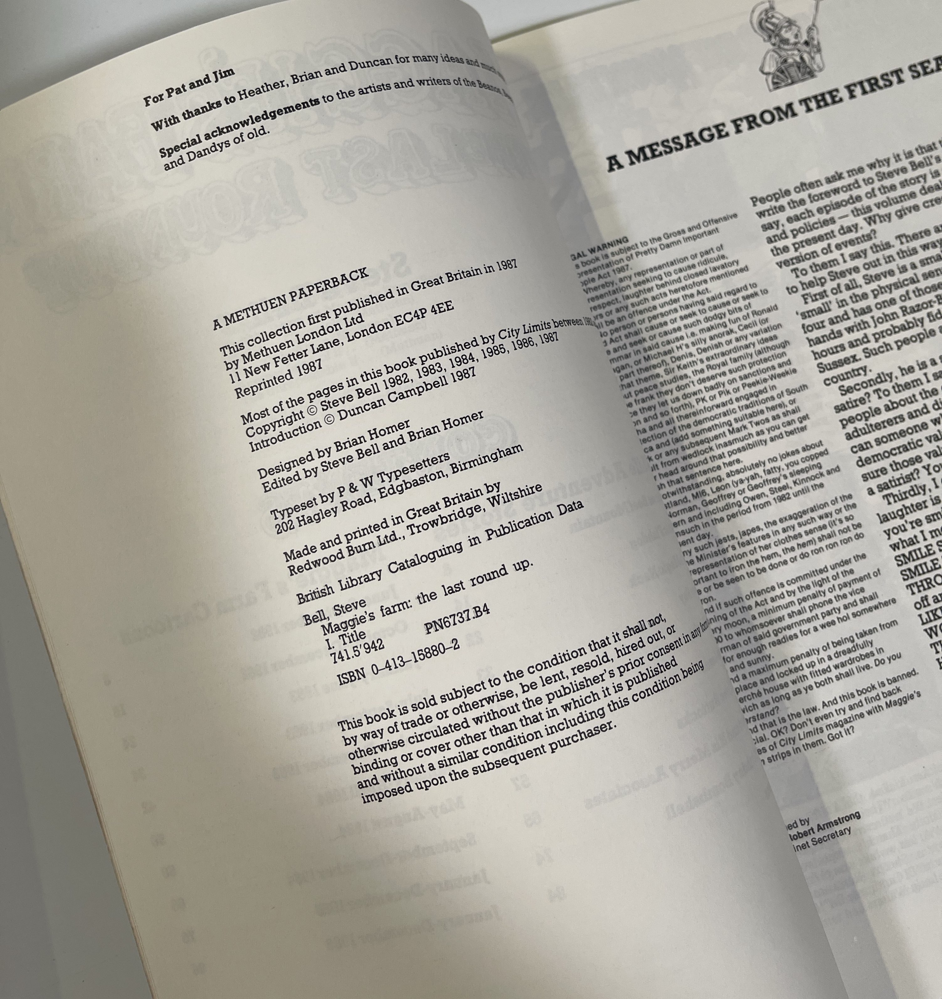 Lot 39 - THE CLASH - ORIGINAL STEVE BELL ARTWORK FROM