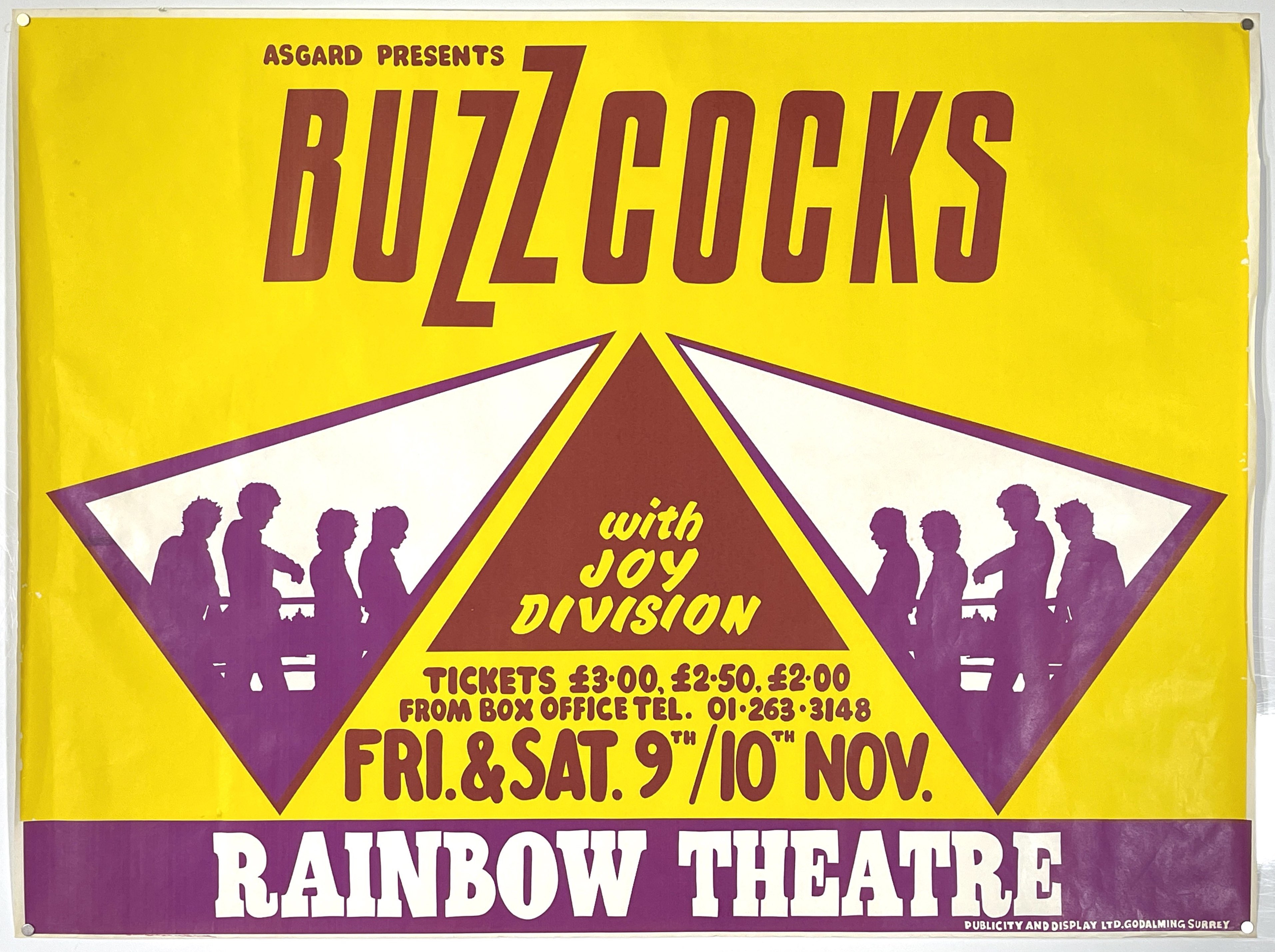 Lot 12 - JOY DIVISION / BUZZCOCKS - ORIGINAL 1979