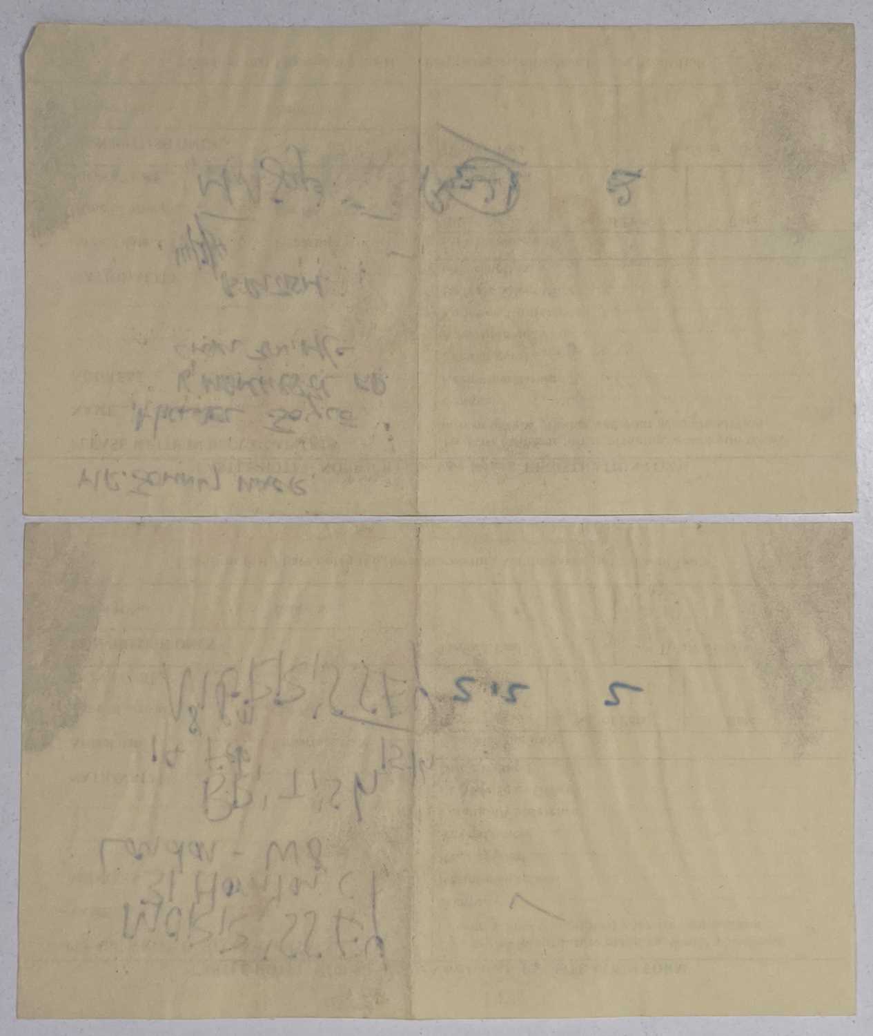 Lot 238 - THE SMITHS - MORRISSEY /. MIKE JOYCE SIGNED