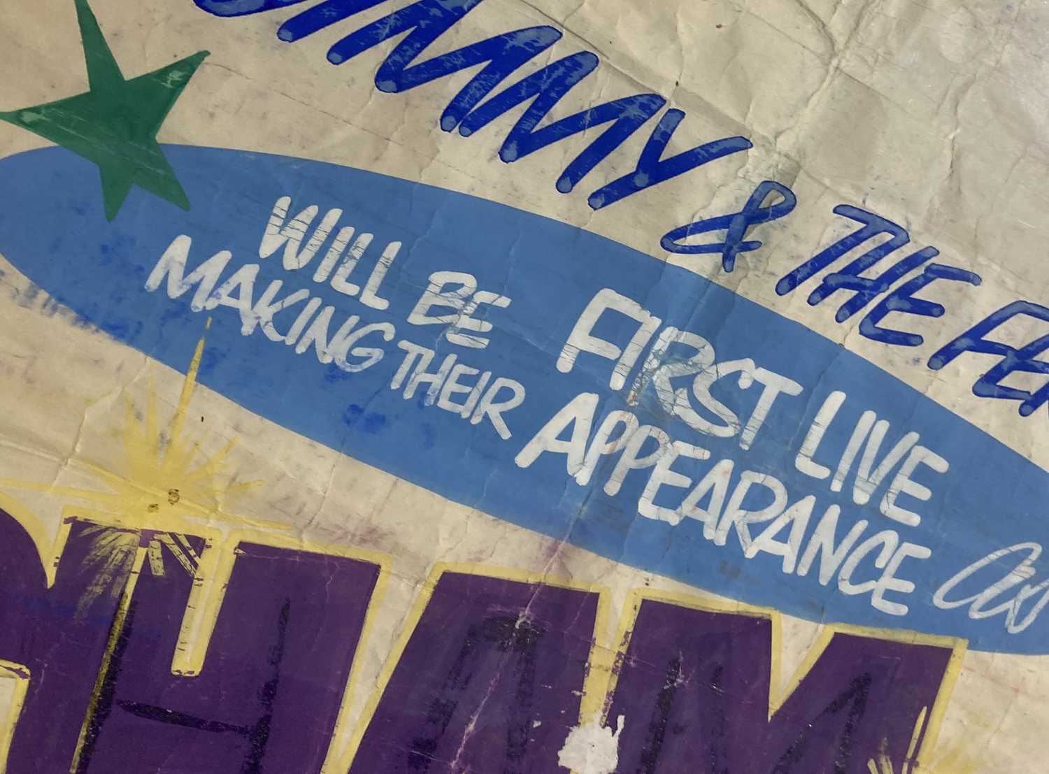 Lot 372 - SHAM 69'S FIRST EVER CONCERT POSTER