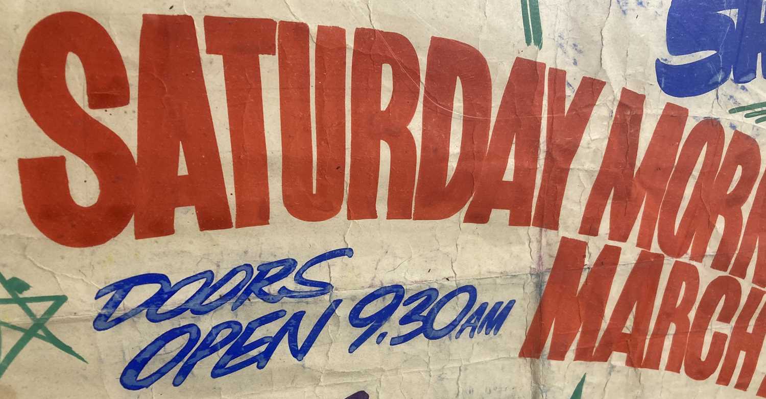 Lot 372 - SHAM 69'S FIRST EVER CONCERT POSTER