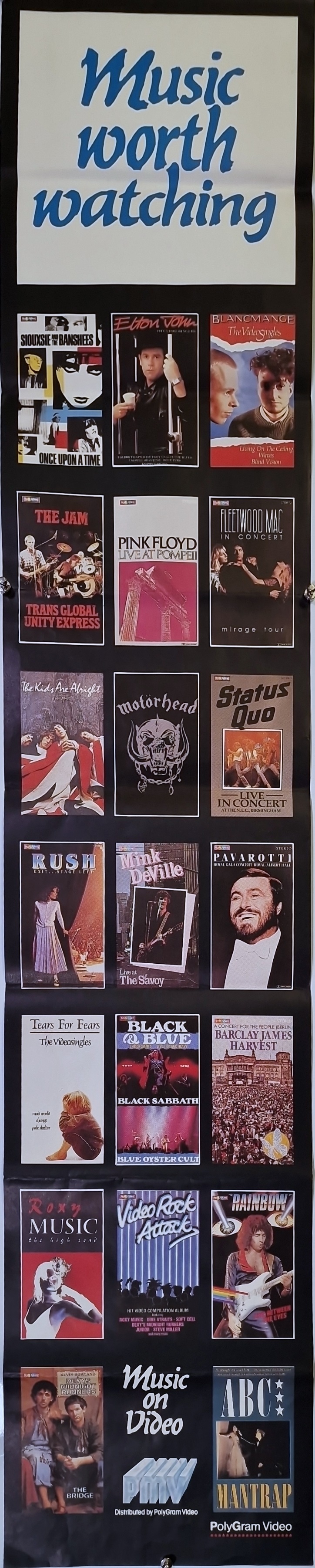 Lot 10 - MIXED MUSIC MEMORABILIA. - PROMOTIONAL ITEMS.