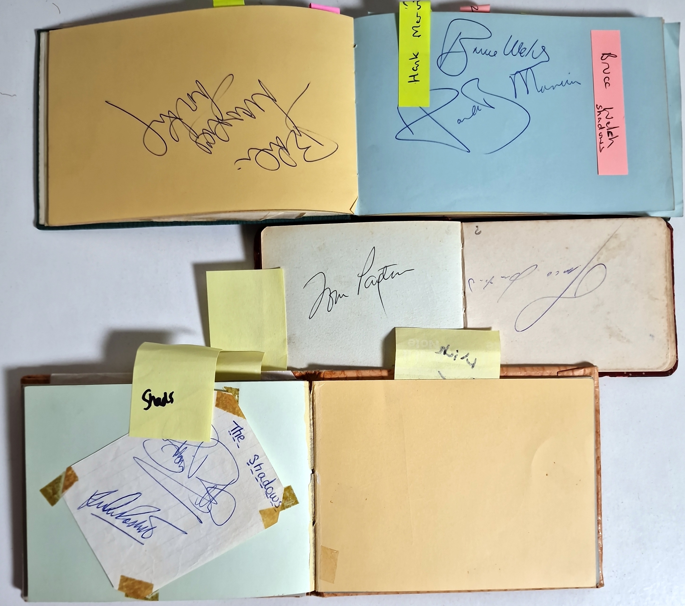 Lot 13 - AUTOGRAPH COLLECTION INC THREE BOOKS - MICK