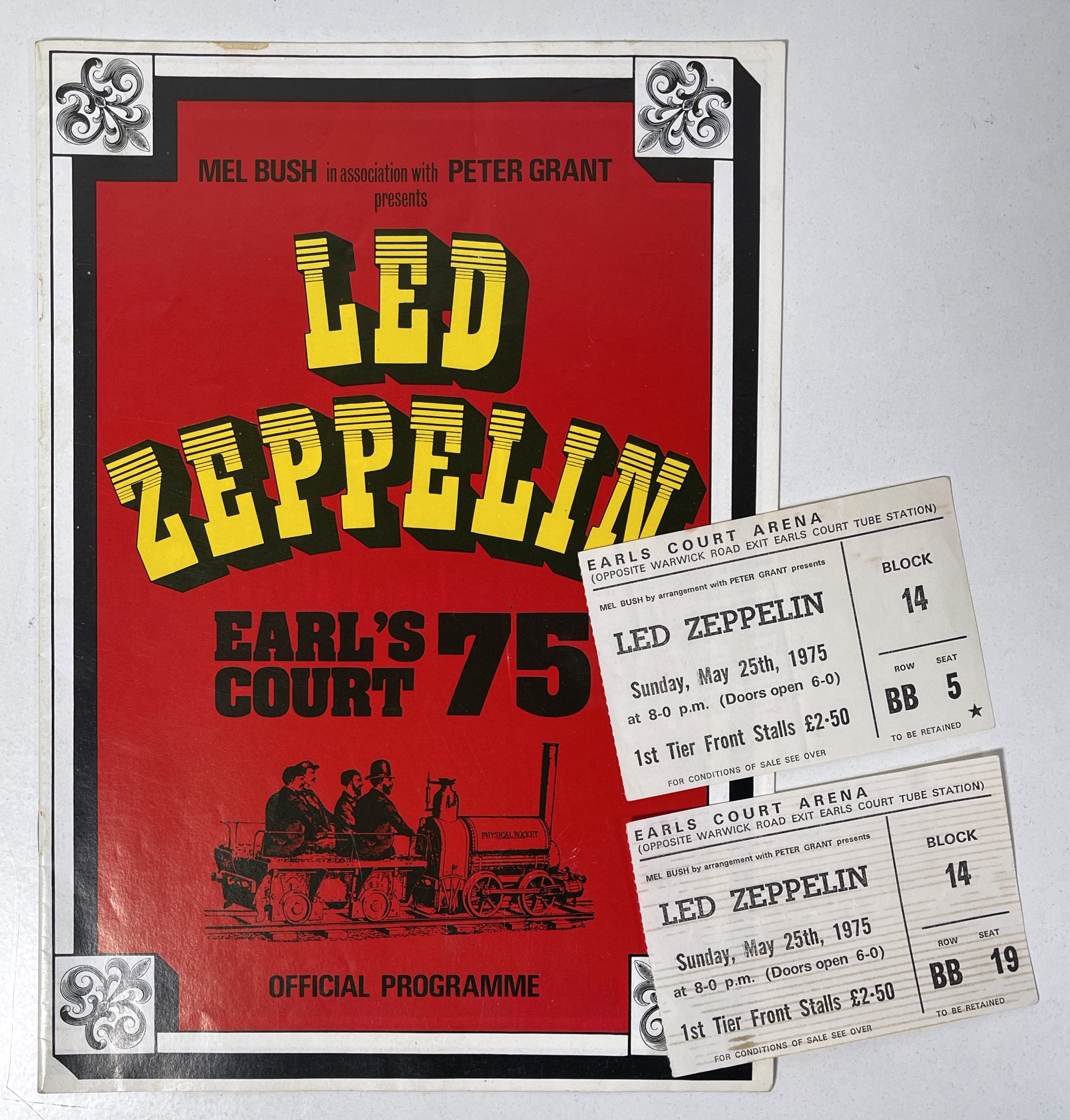 Lot 343 - LED ZEPPELIN - ORIGINAL EARL'S COURT