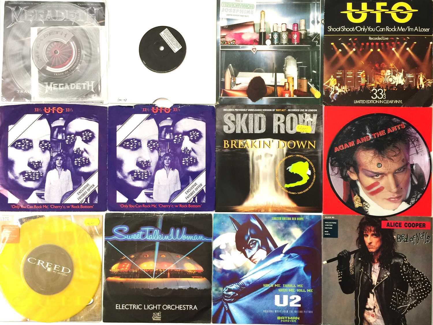 Lot 42 - HEAVY ROCK / METAL / MIXED - 7" COLOURED