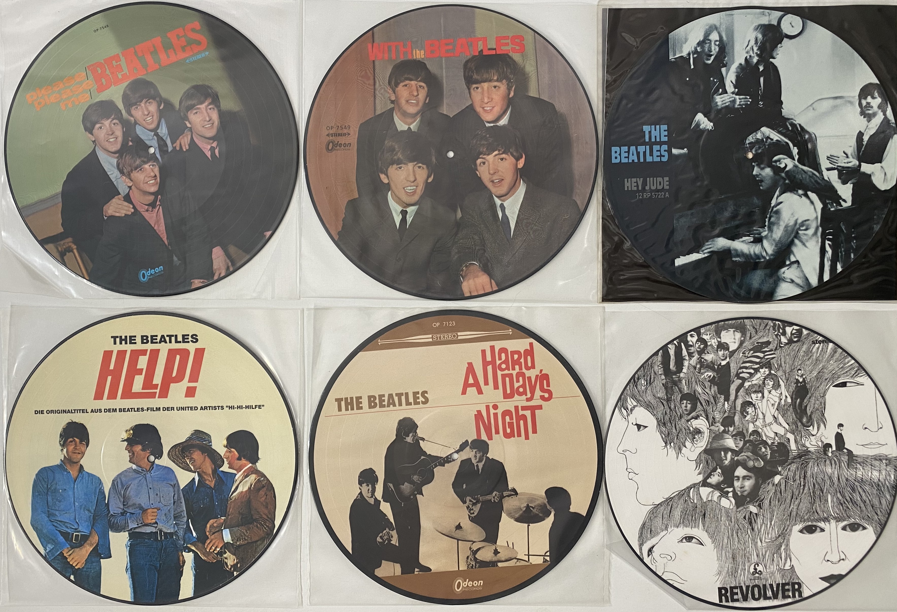Lot 67 - BEATLES PICTURE DISCS AND COLOURED VINYL