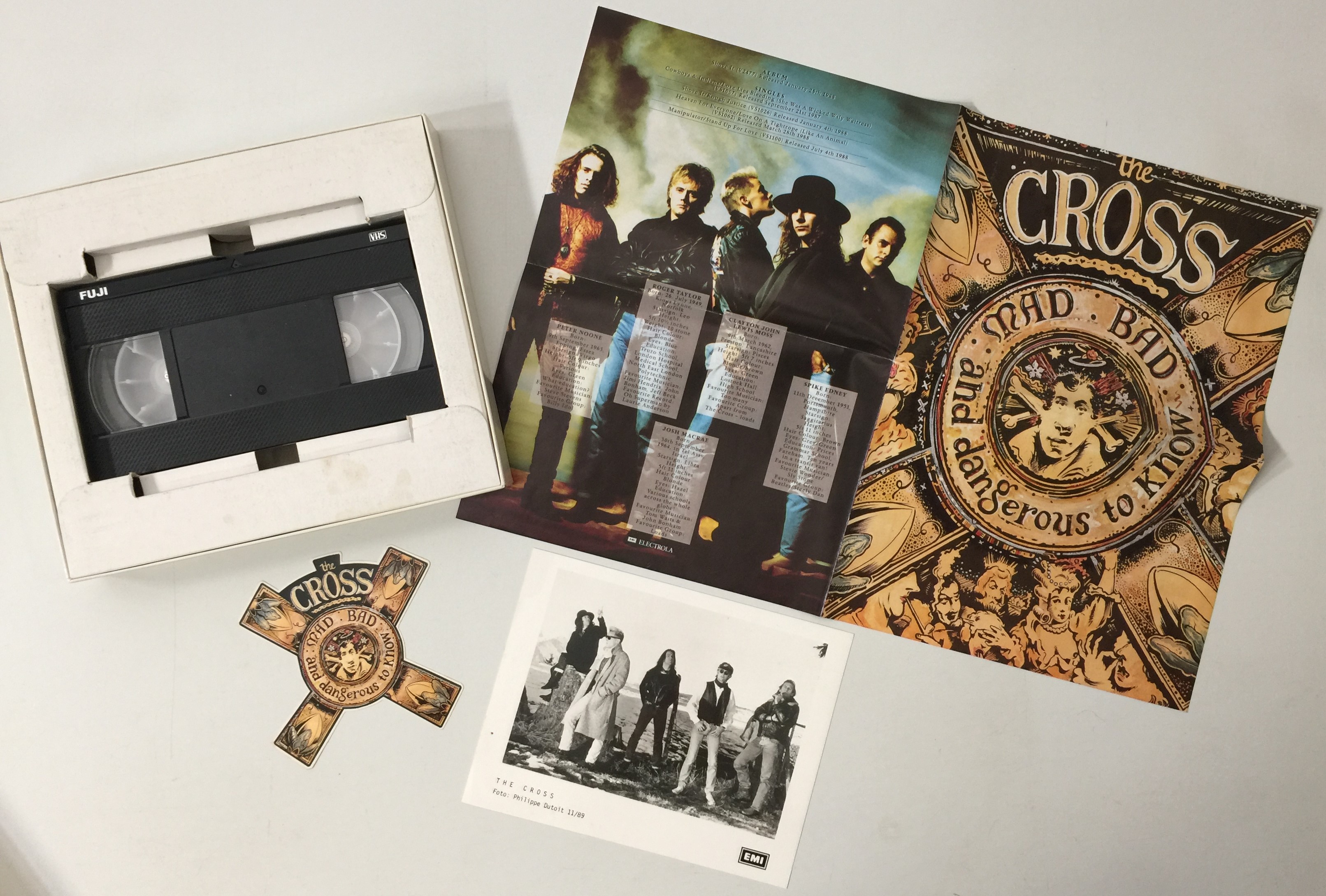 Lot 28 - THE CROSS (ROGER TAYLOR OF QUEEN) - MAD BAD