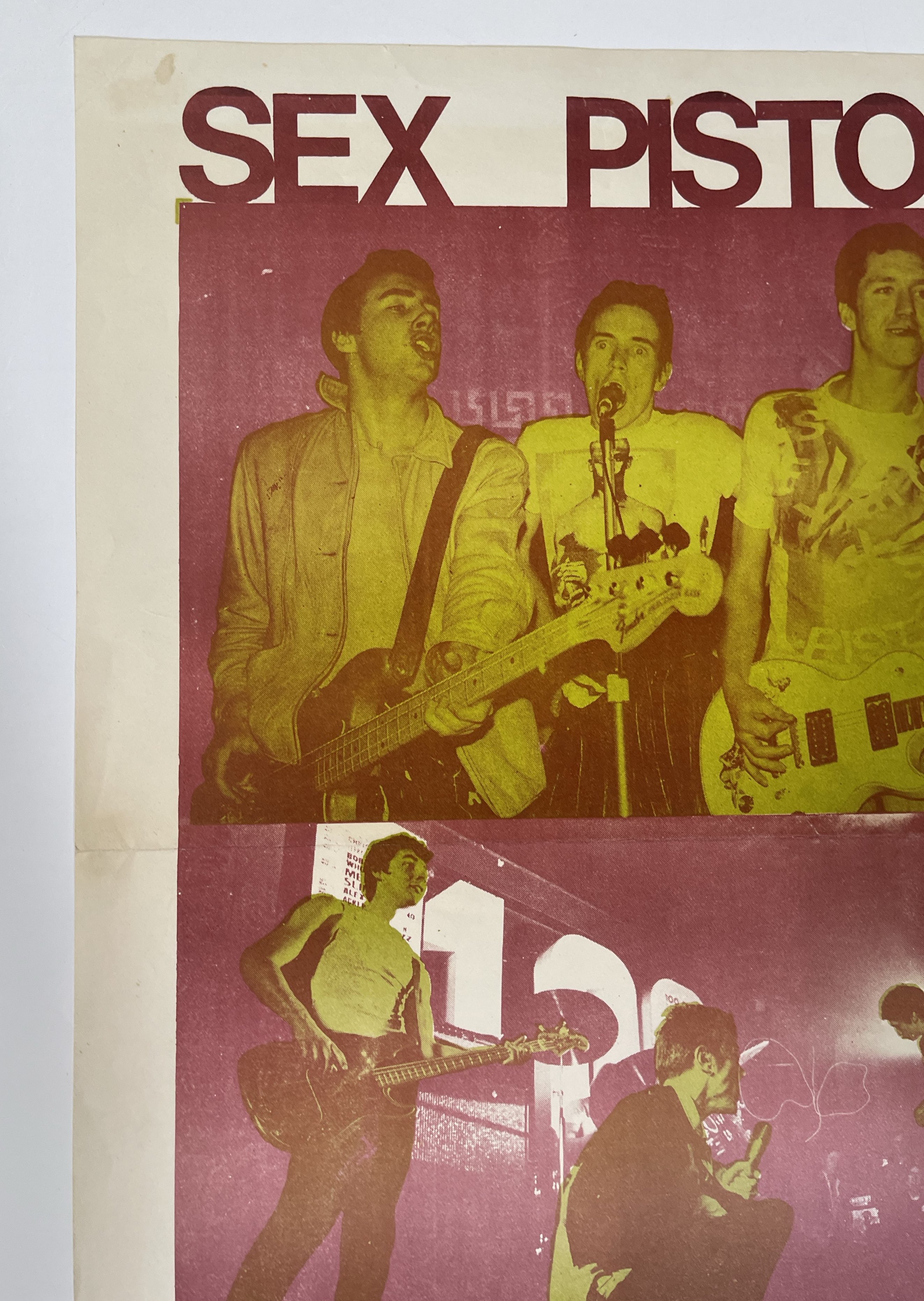 Lot 92 - THE SEX PISTOLS - ORIGINAL JAMIE REID SIGNED