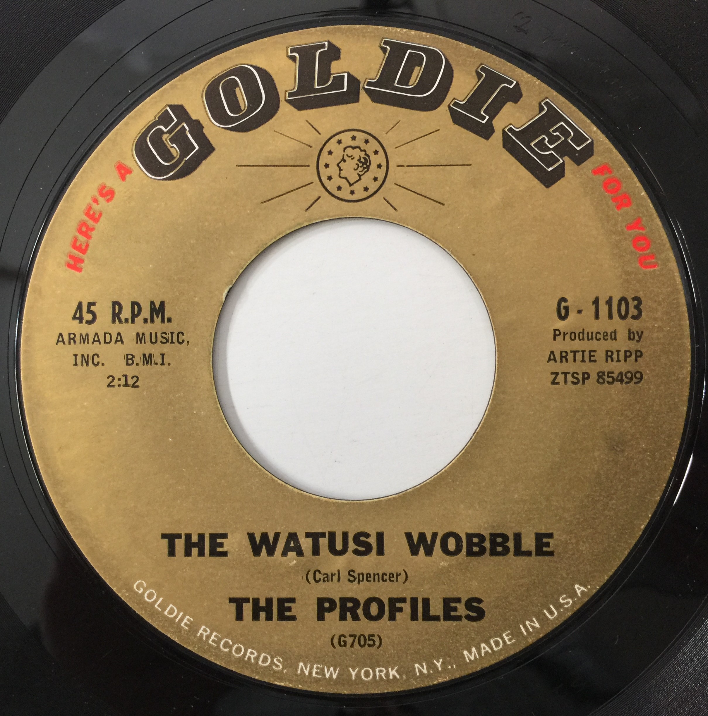 Lot 214 - THE PROFILES - TAKE A GIANT STEP (WALK ON) 7"