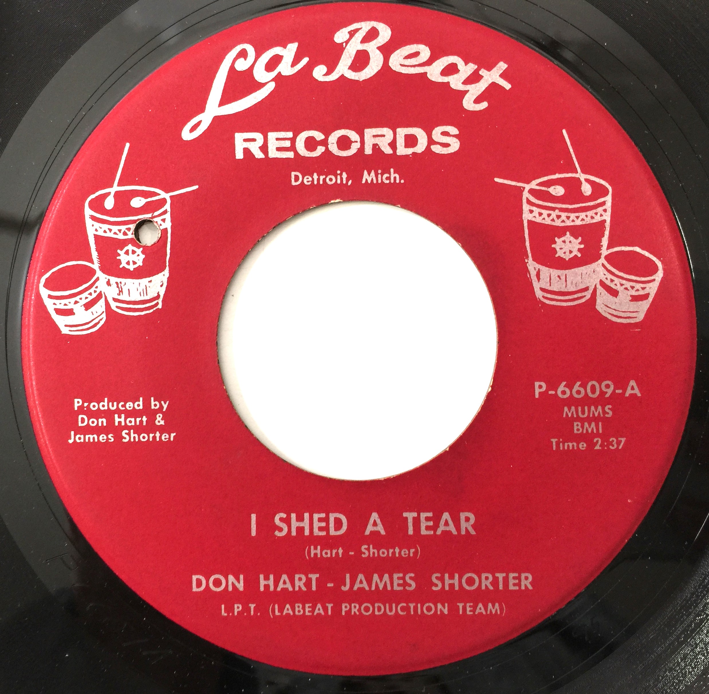 Lot 15 - DON HART/ JAMES SHORTER - I SHED A TEAR/ ALL