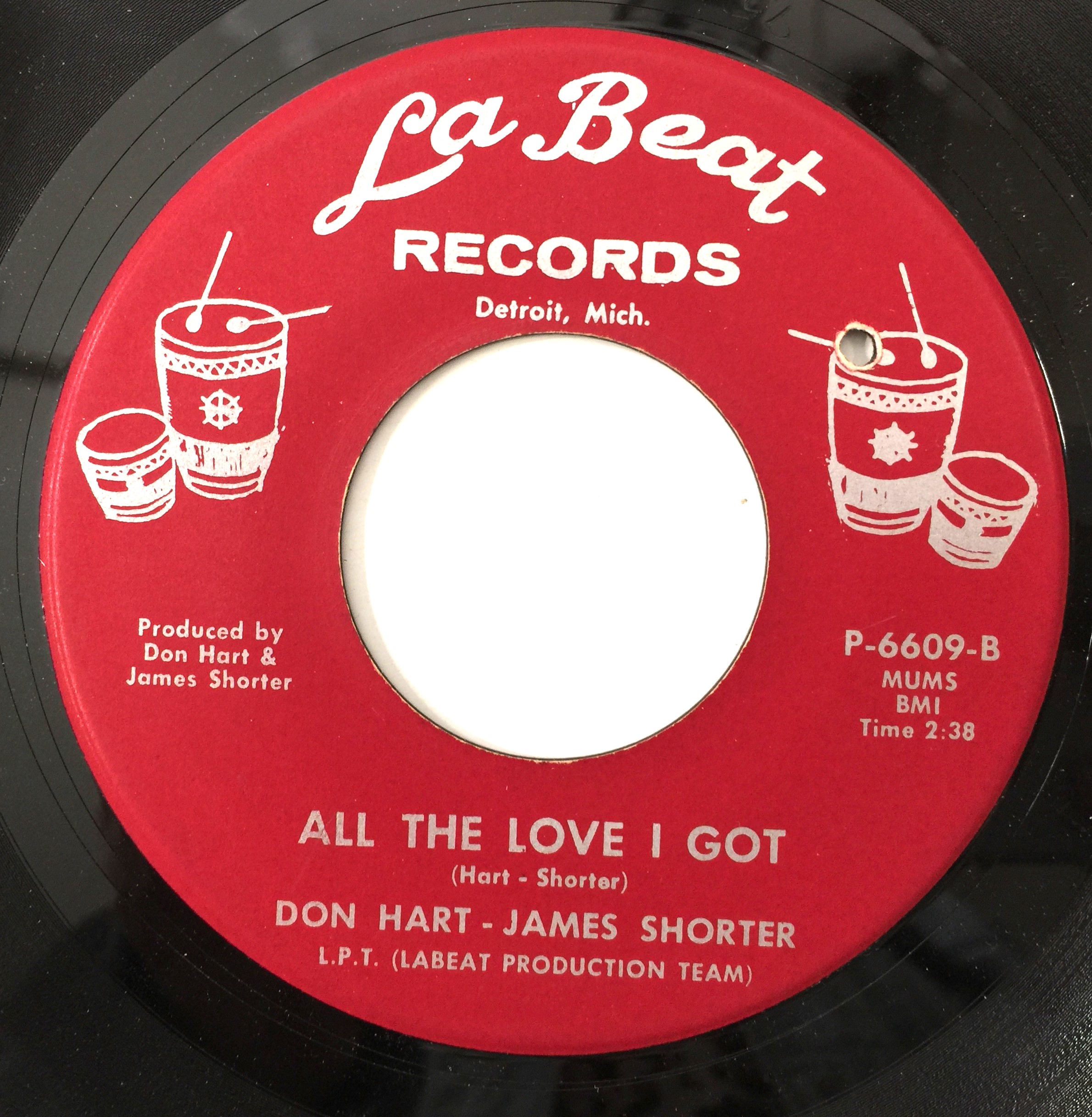 Lot 15 - DON HART/ JAMES SHORTER - I SHED A TEAR/ ALL