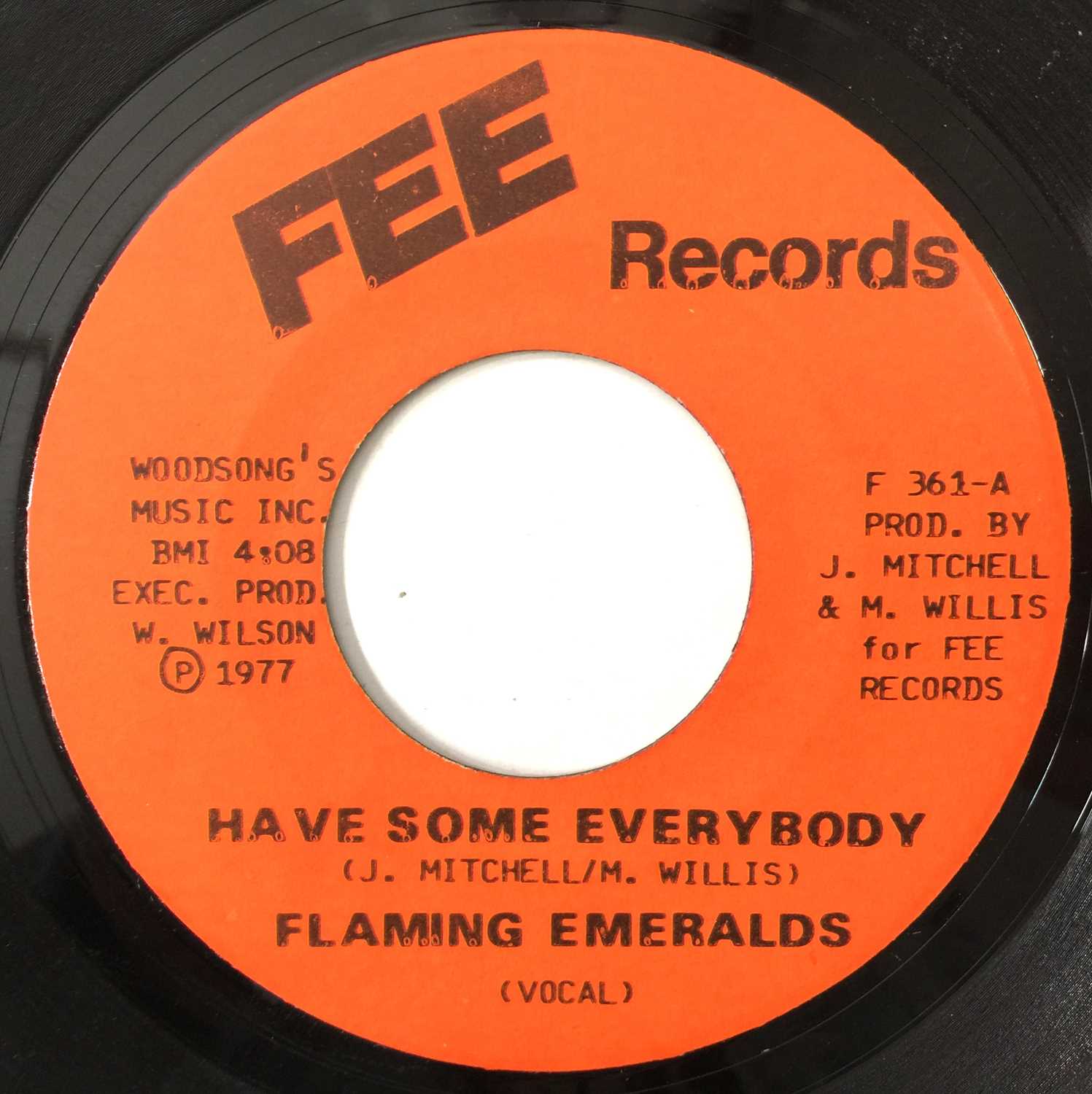 Lot 25 - FLAMING EMERALDS - HAVE SOME EVERYBODY 7" (US