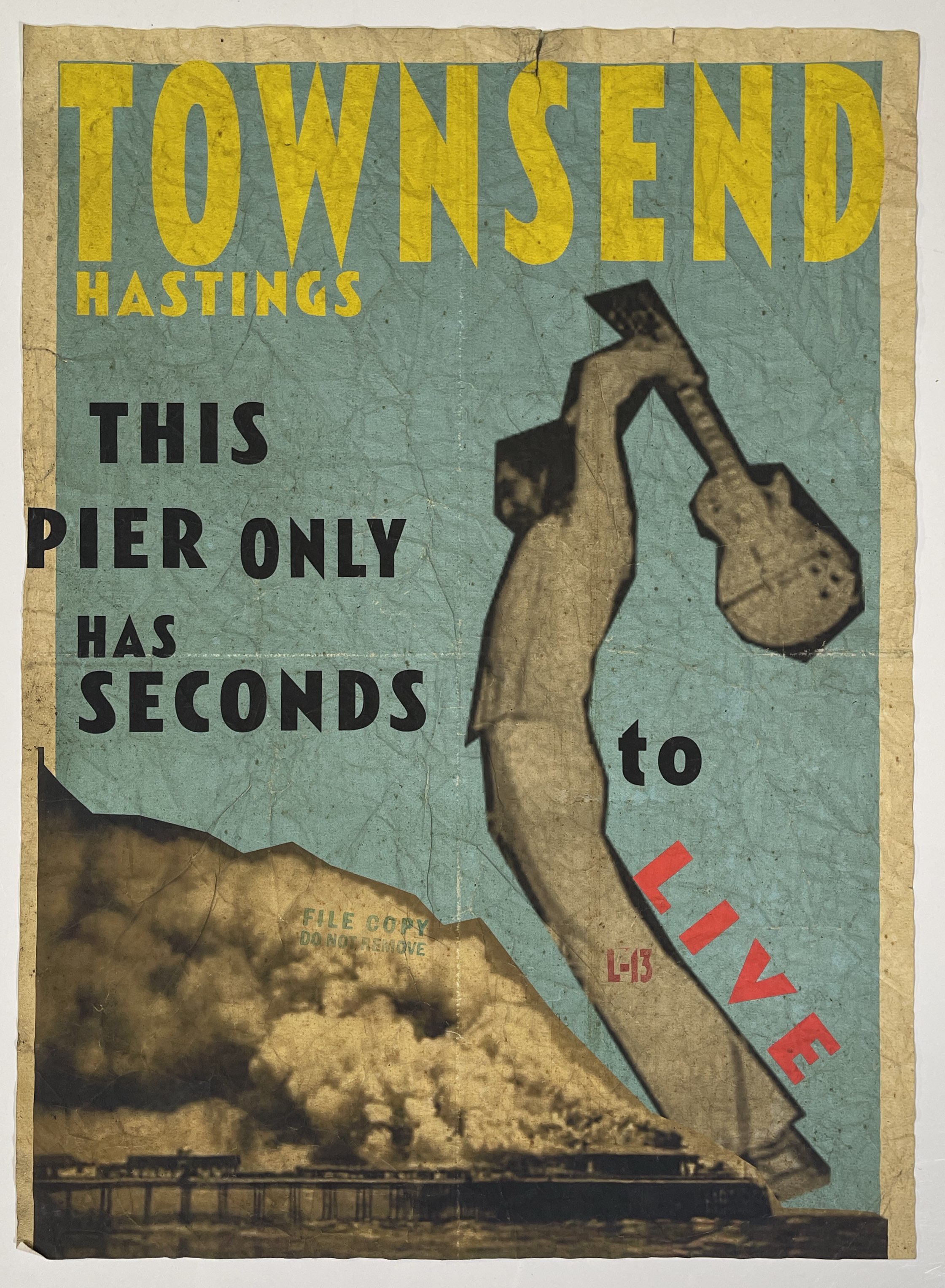 Lot 44 - JAMIE REID - TOWNSEND / HASTINGS PRINT.