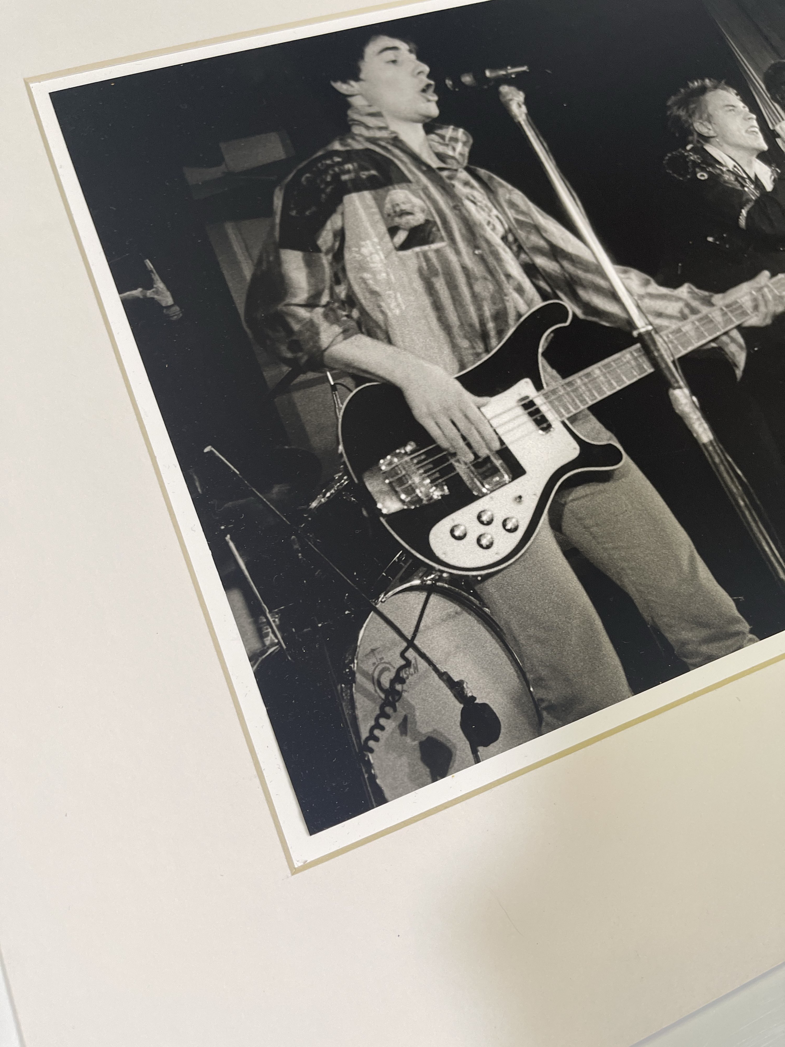 Lot 98 - THE SEX PISTOLS - IAN DICKSON SIGNED NOTRE