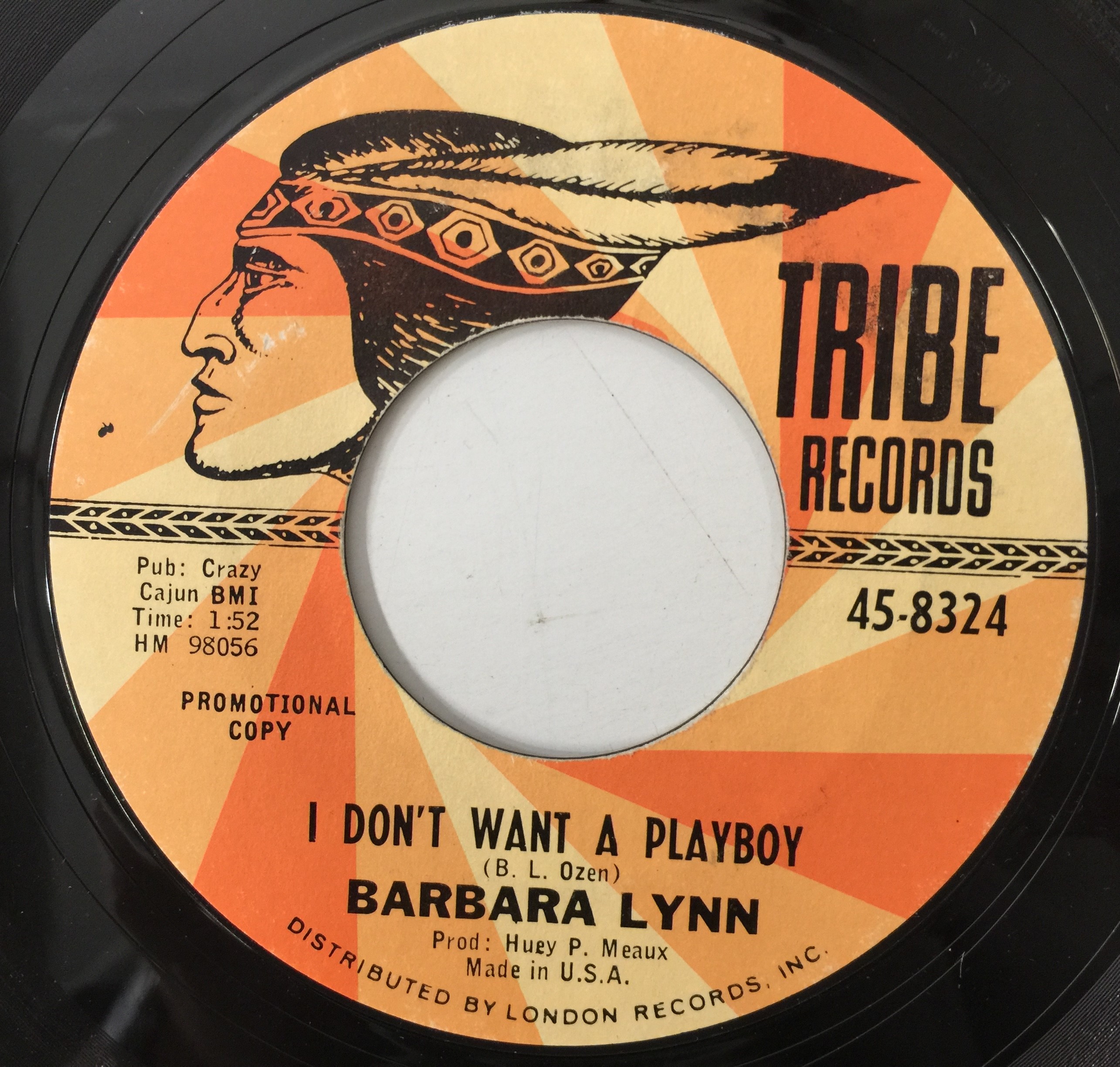 Lot 54 - BARBARA LYNN - I DON'T WANT A PLAYBOY 7"