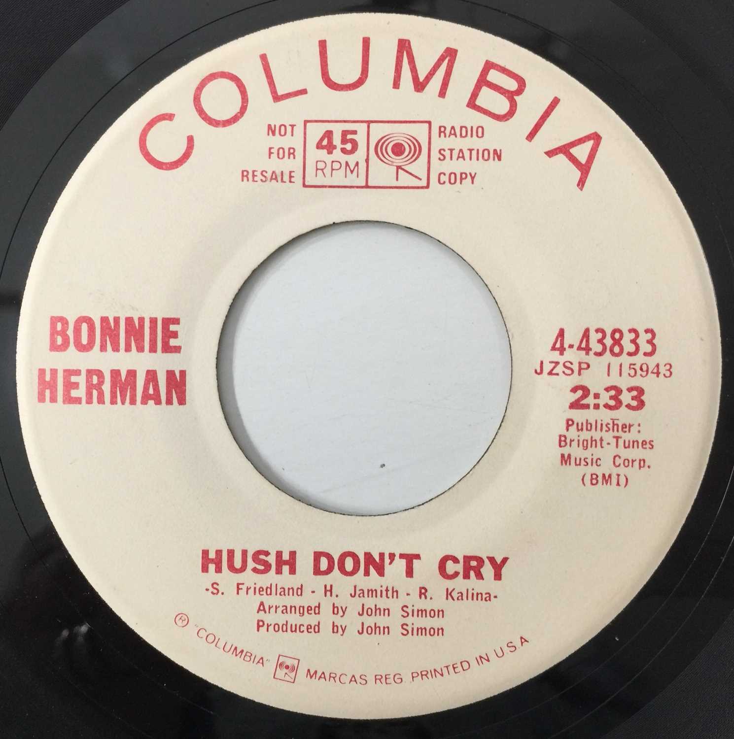 Lot 43 - BONNIE HERMAN - HUSH DON'T CRY/ HERE THERE