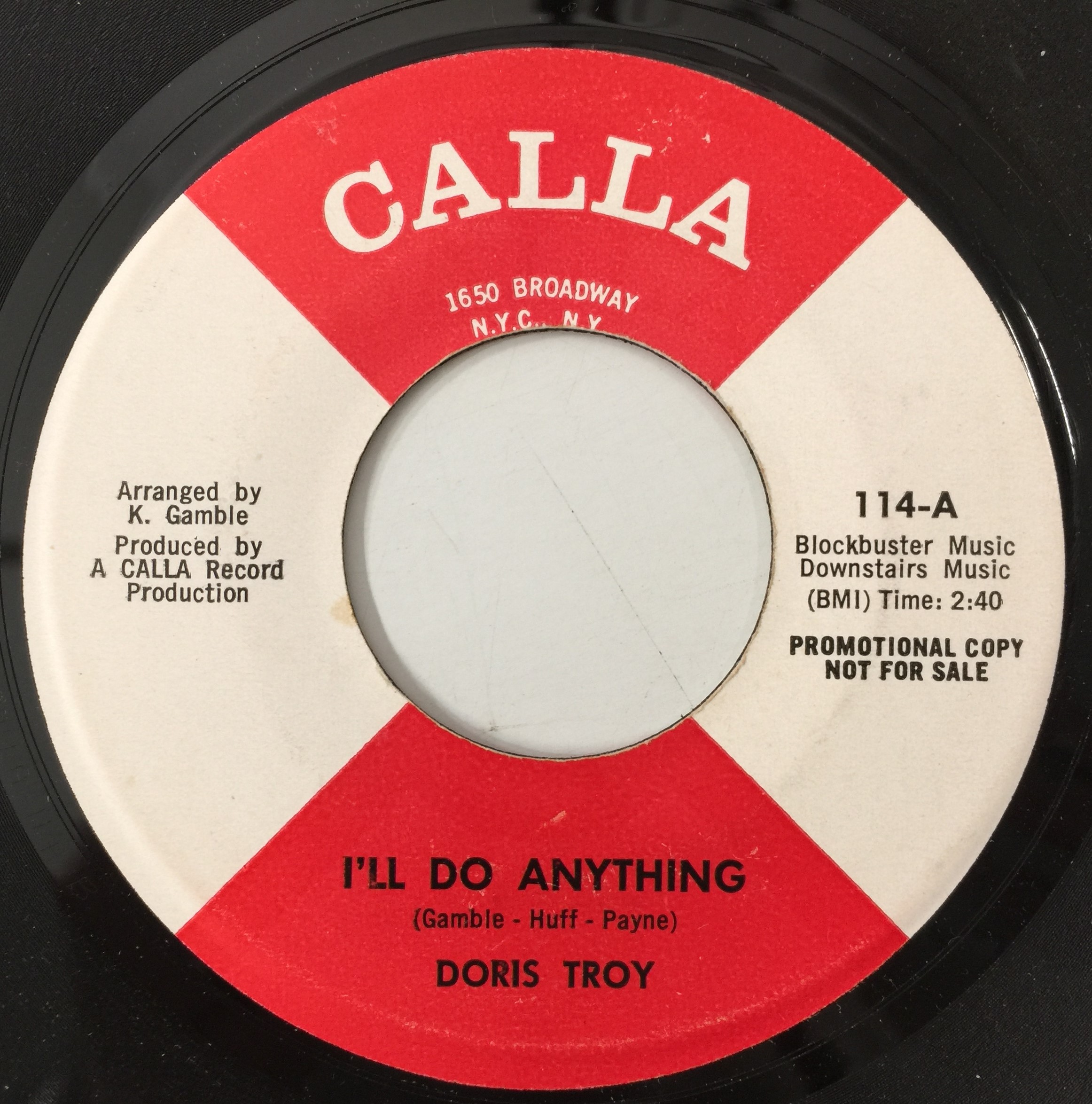 Lot 58 - DORIS TROY - I'LL DO ANYTHING 7" (PROMO