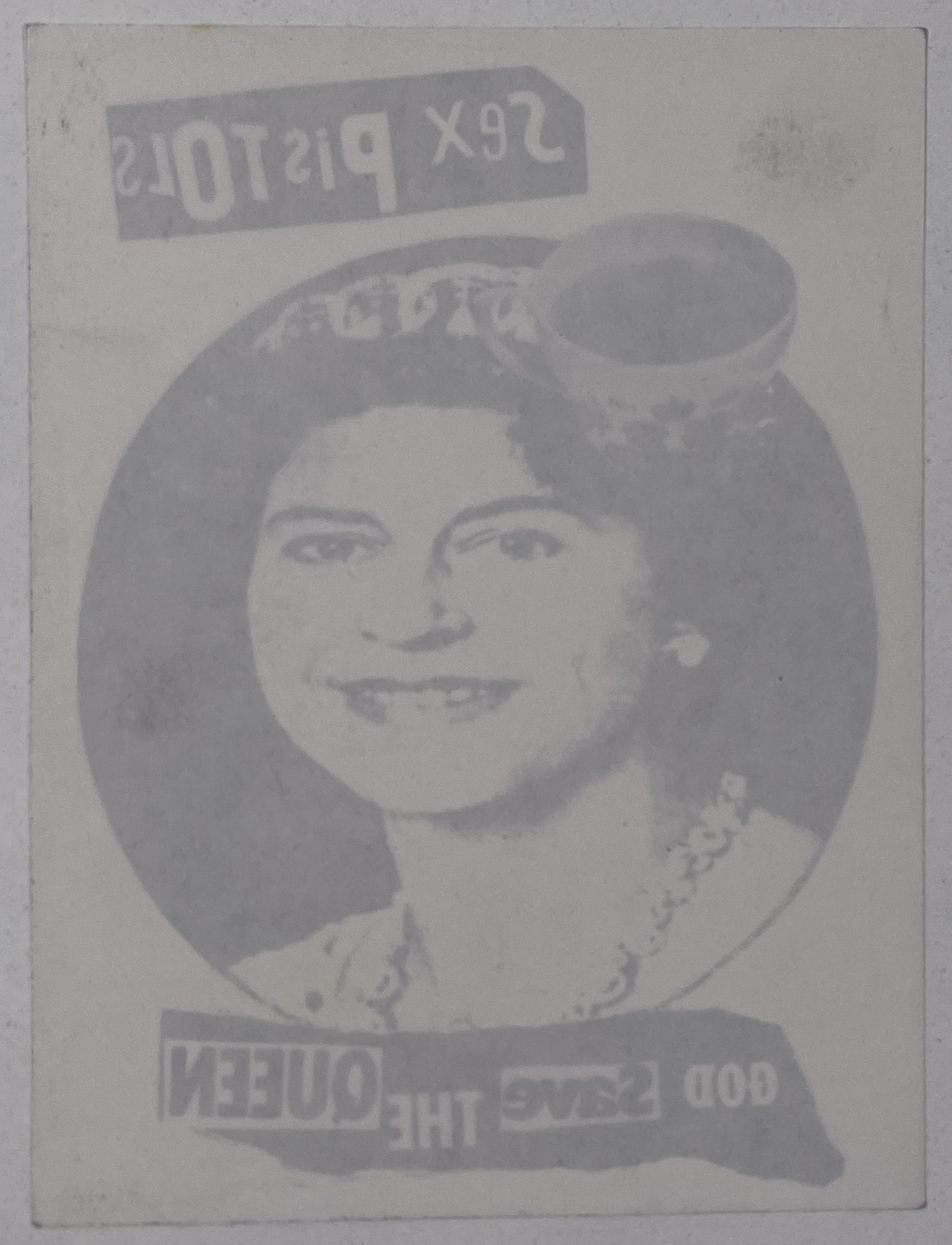 Lot 105 - THE SEX PISTOLS - ORIGINAL TEACUP FLYER