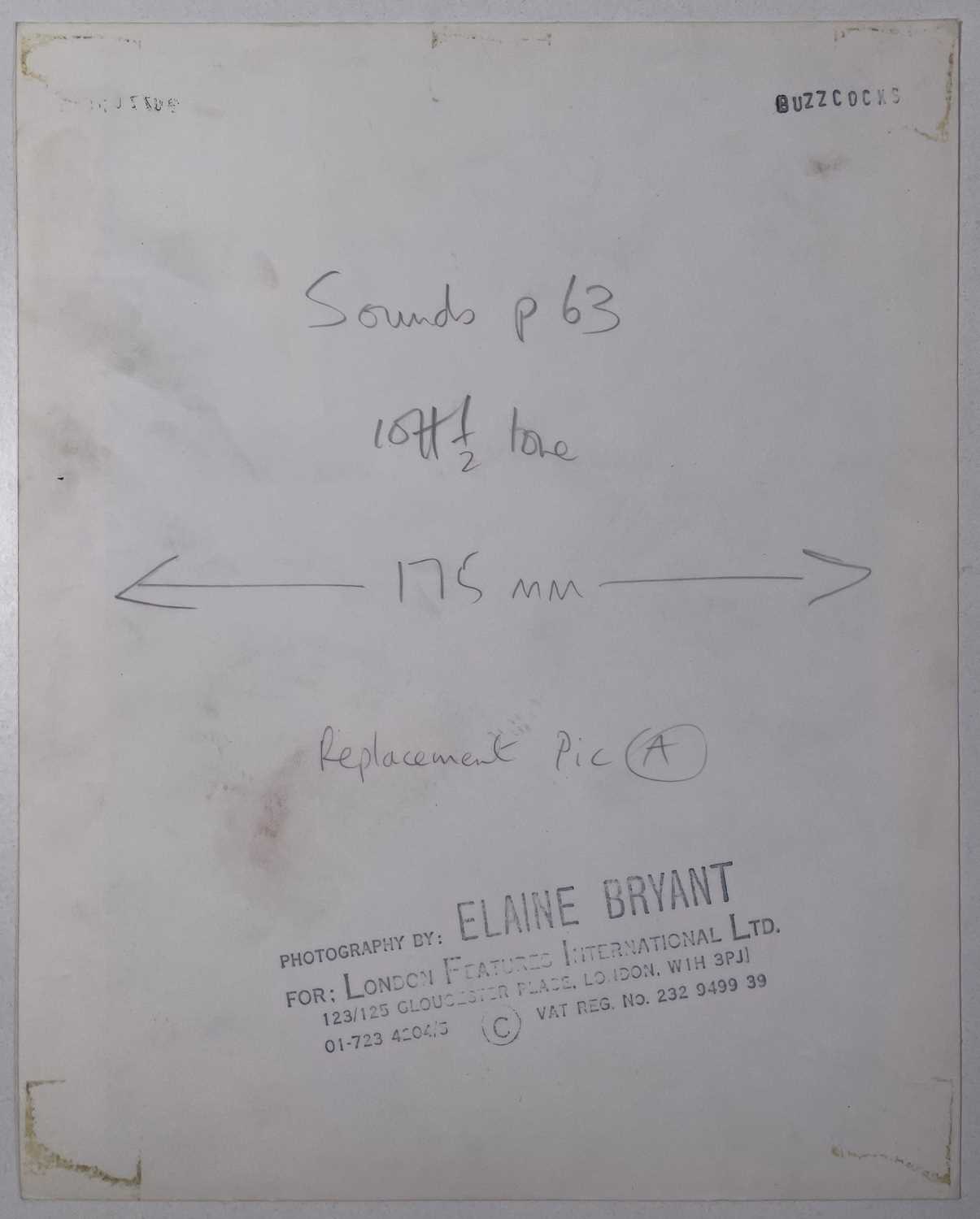 Lot 48 - BUZZCOCKS - ORIGINAL C 1970S 8X10" PHOTOGRAPH.