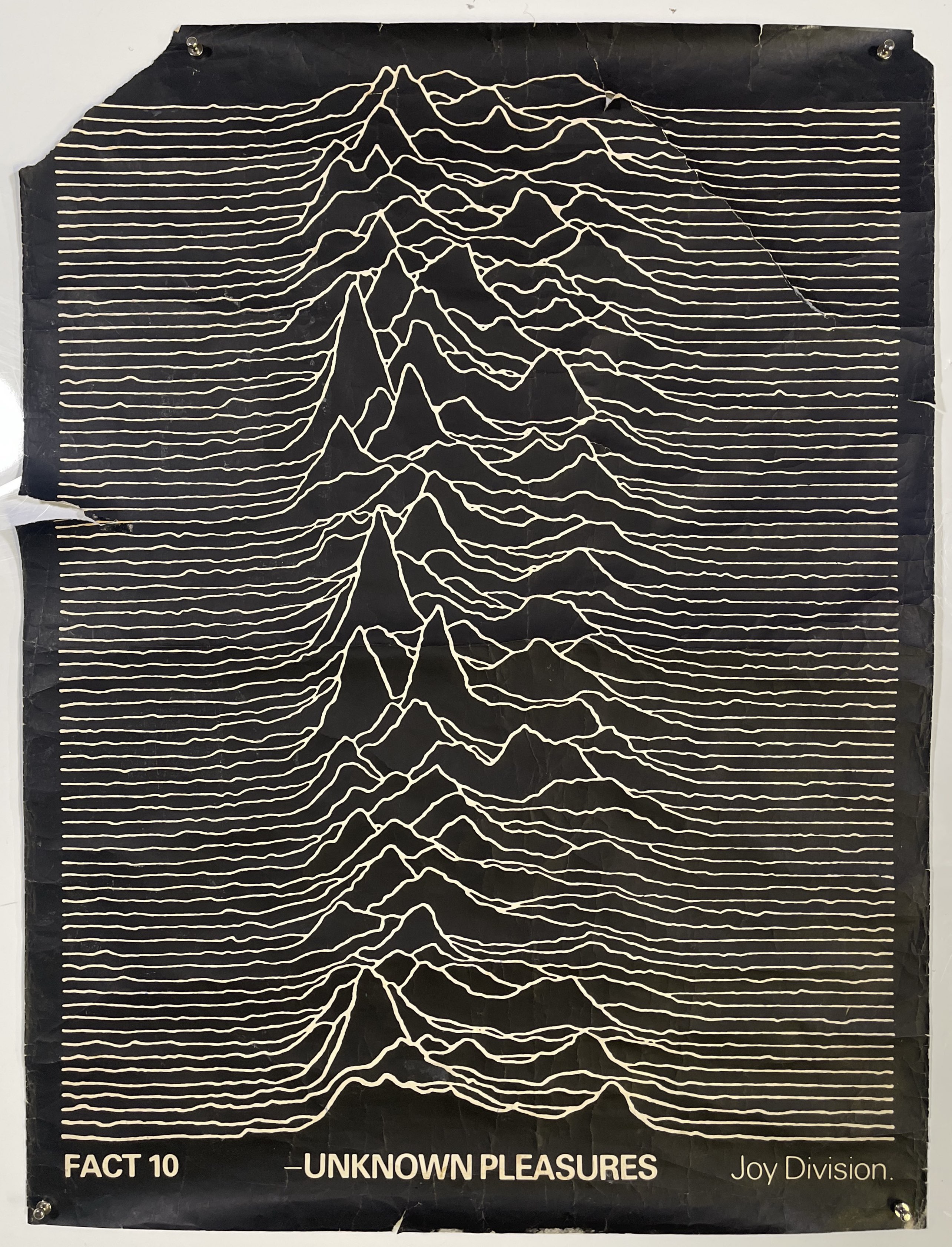 Lot 15 - JOY DIVISION - AN ORIGINAL UNKNOWN PLEASURES