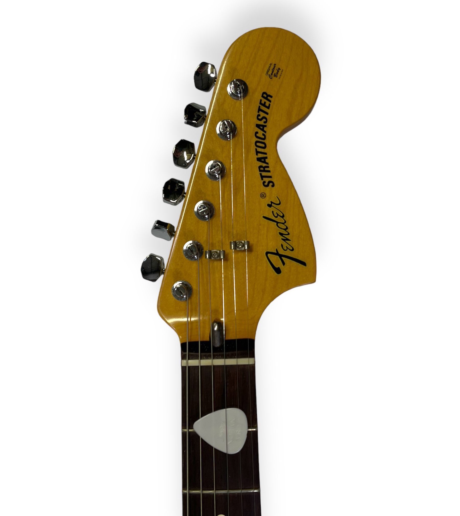 Lot 19 - FENDER STRATOCASTER - NATURAL, SERIAL NO: