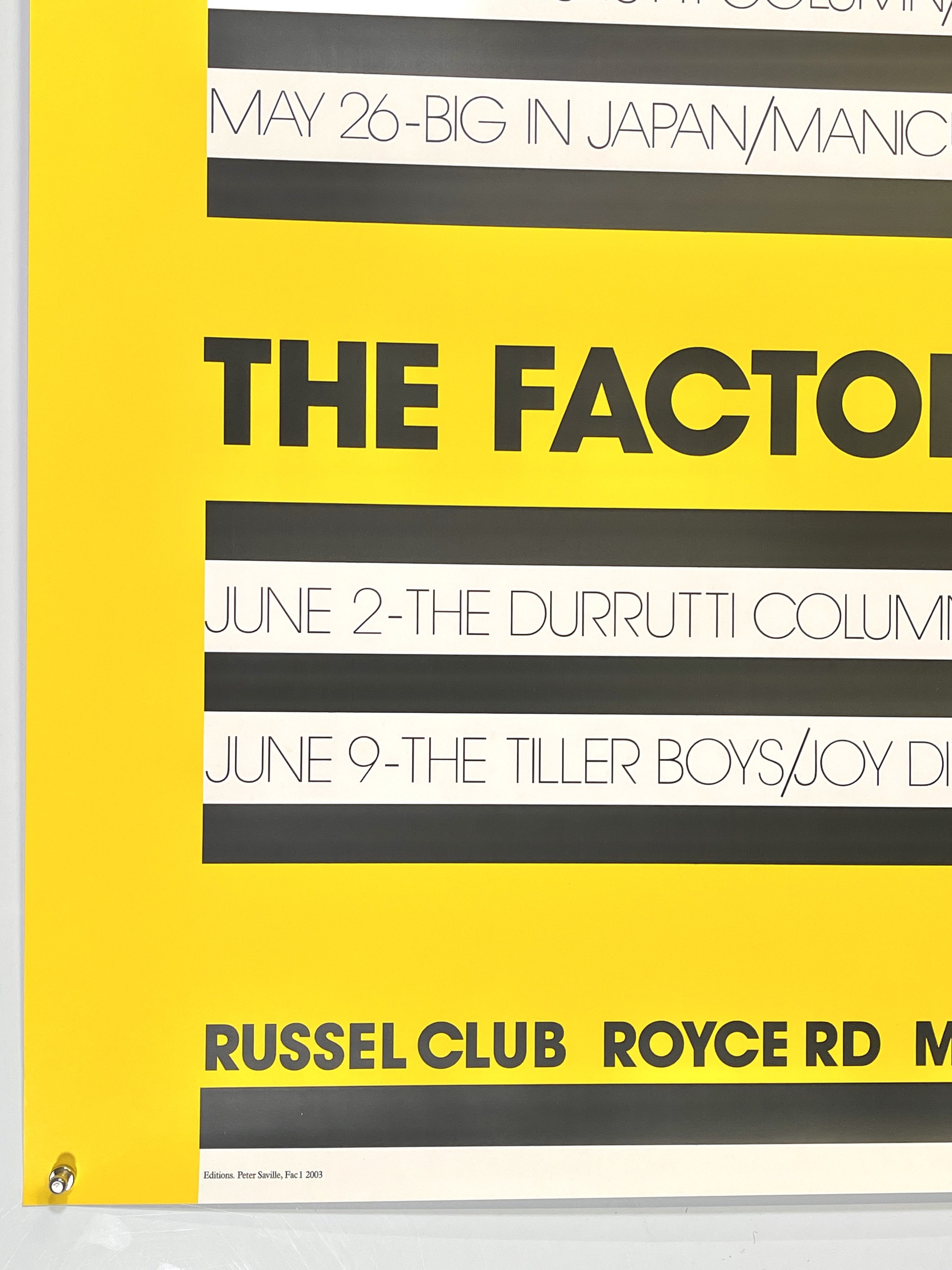 Lot 16 - JOY DIVISION / FACTORY INTEREST - OFFICIAL