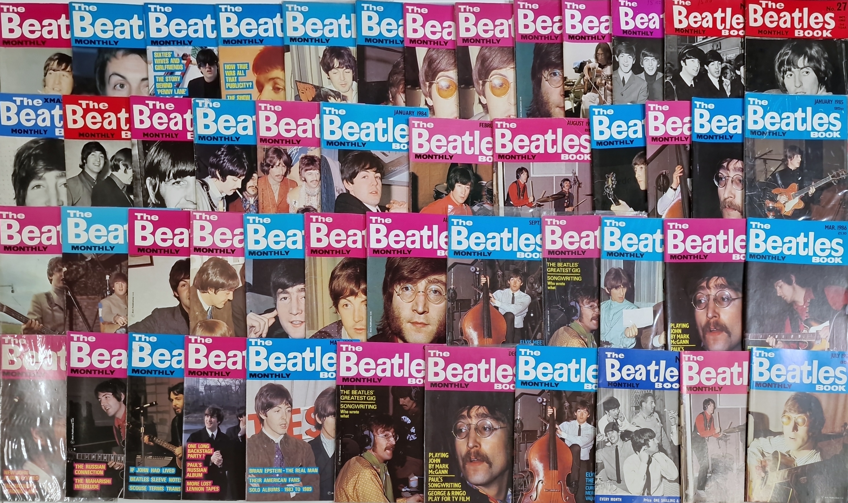 Lot 125 - THE BEATLES - COLLECTION OF MAGAZINES.