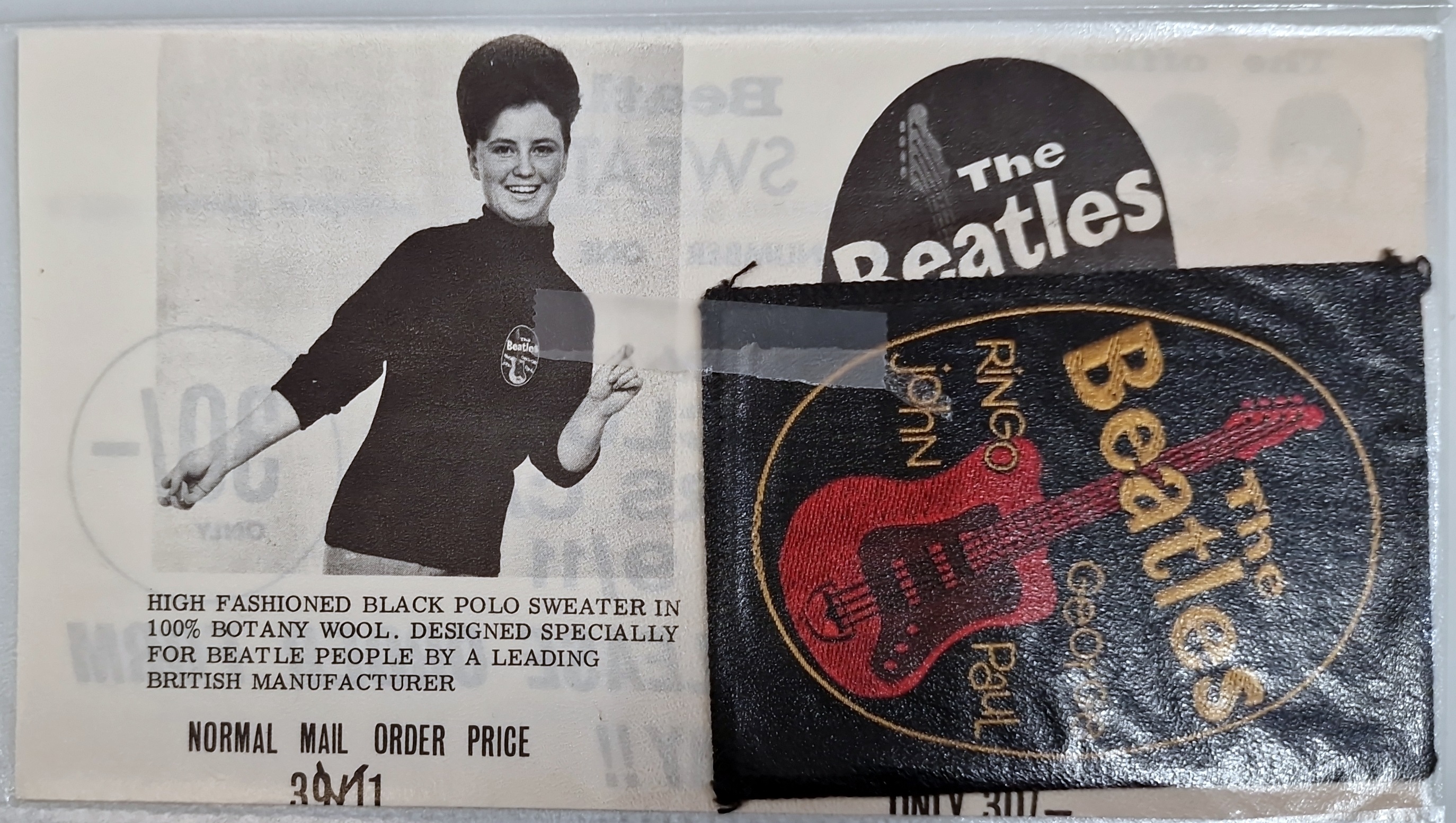 Lot 134 - THE BEATLES - FAN CLUB EPHEMERA.