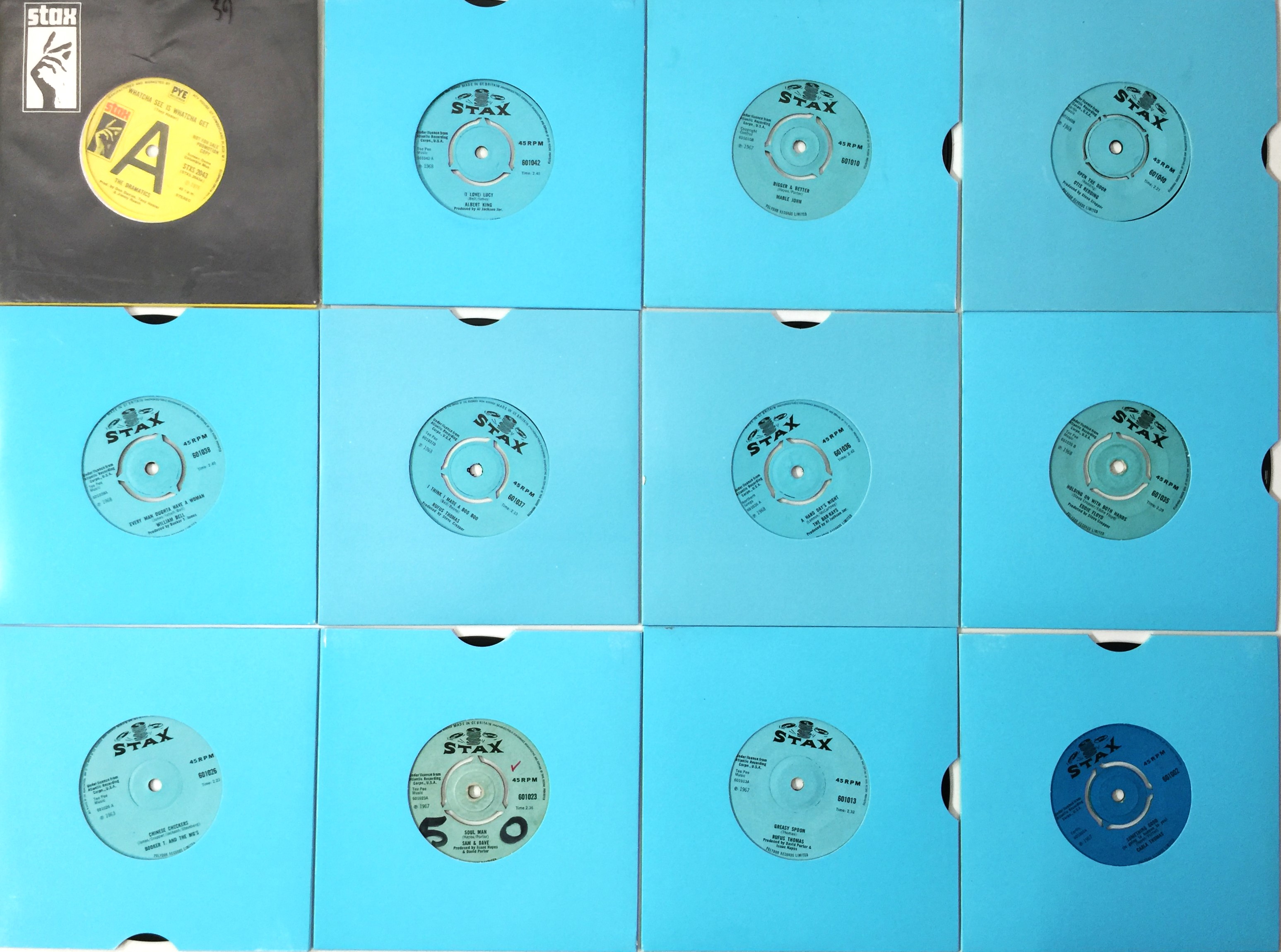 Lot 166 - STAX - UK 7" COLLECTION