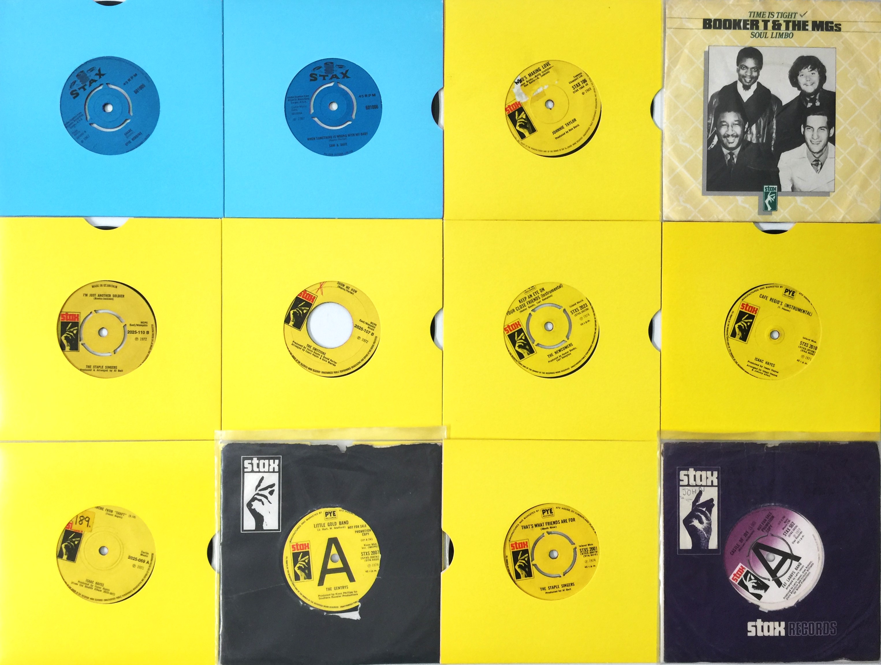 Lot 166 - STAX - UK 7" COLLECTION