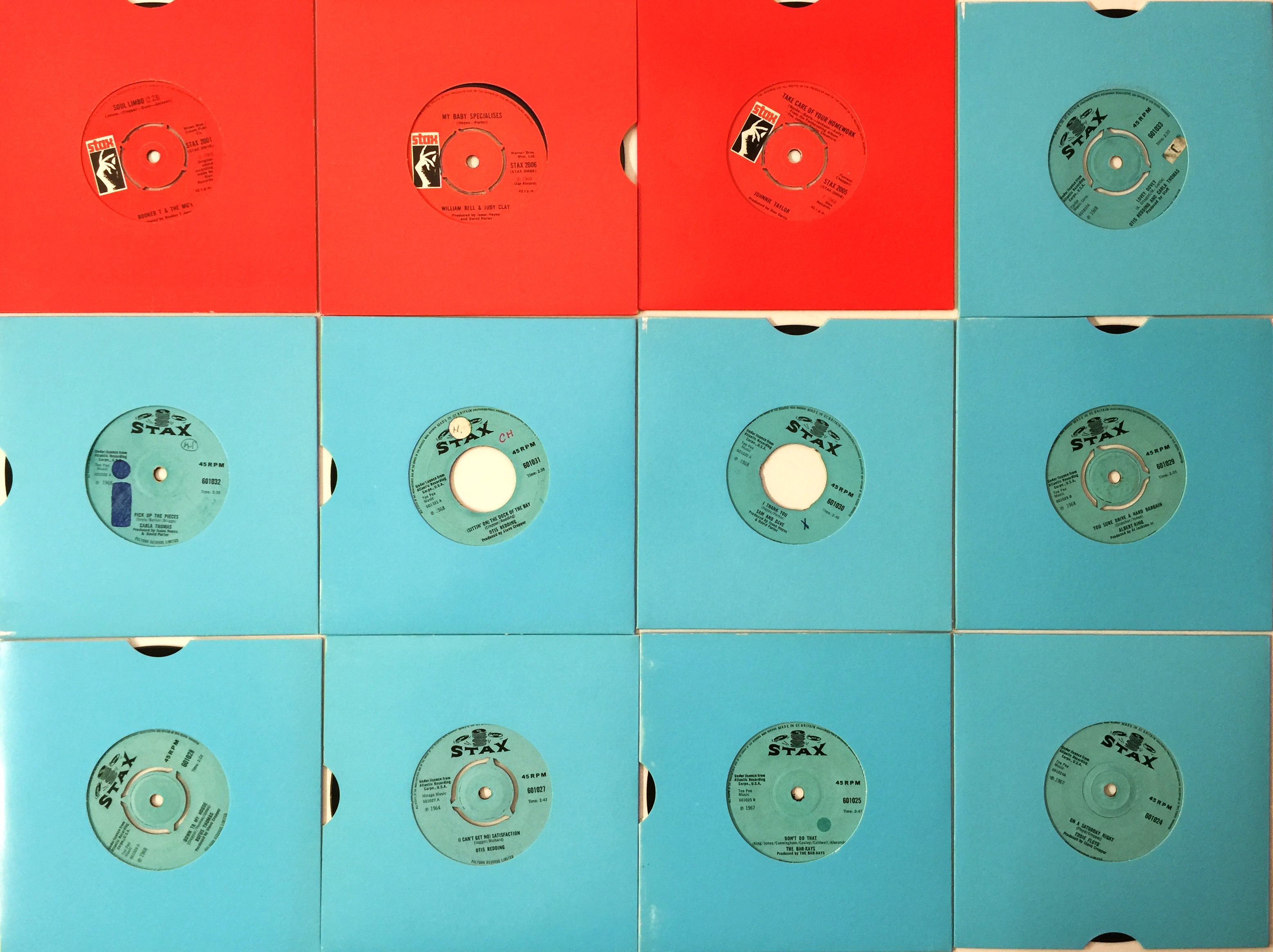 Lot 166 - STAX - UK 7" COLLECTION