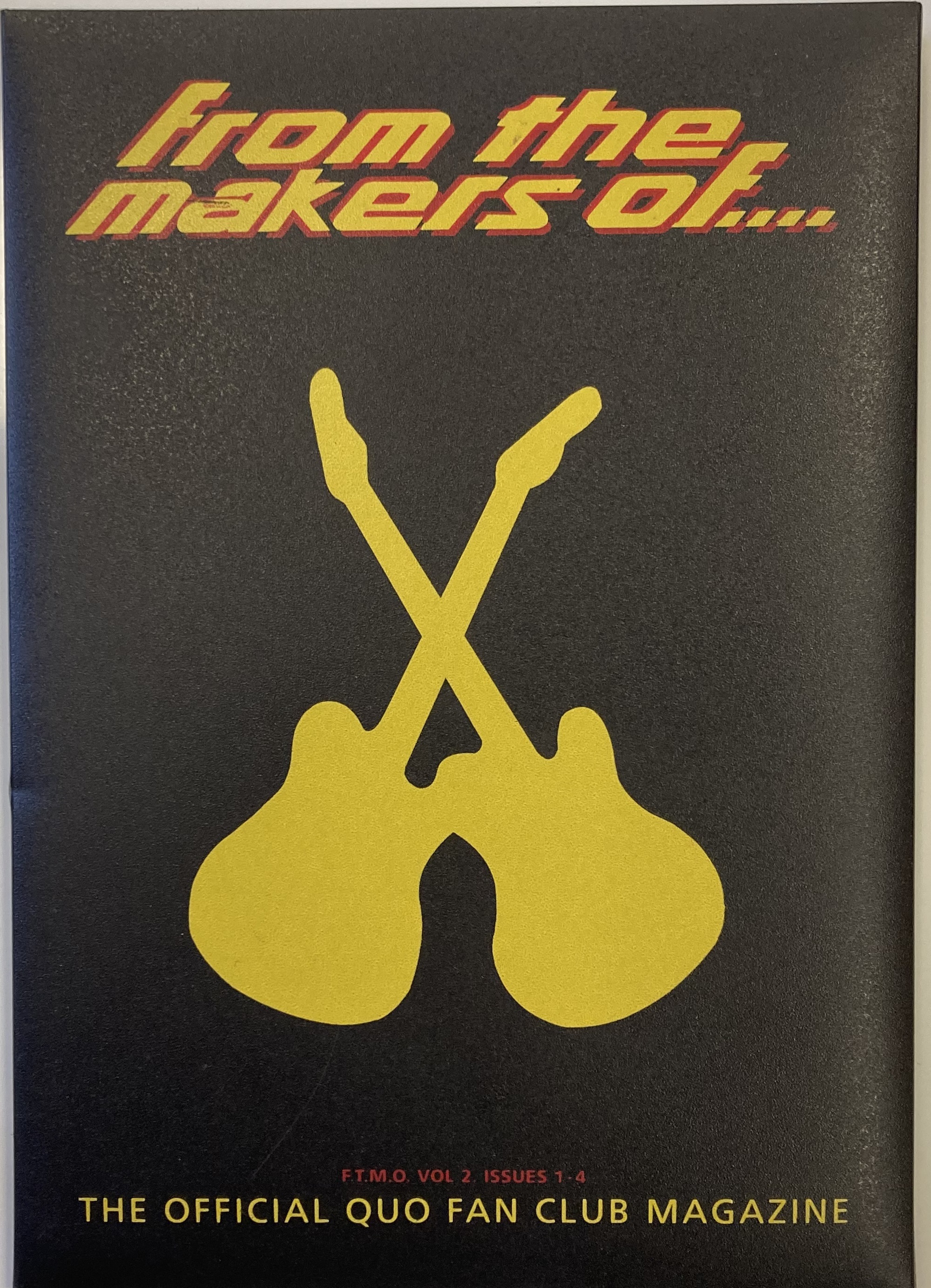 Lot 315 - STATUS QUO SIGNED BOOK AND MEMORABILIA