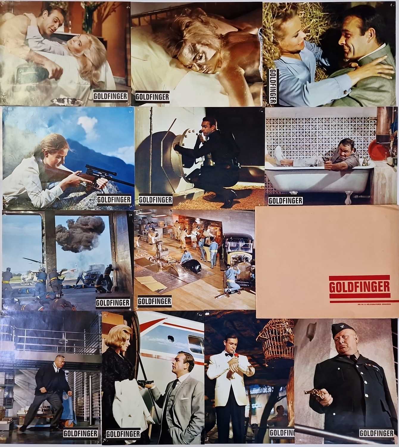 Lot 91 - JAMES BOND - GOLDFINGER (1964) - SET OF 12