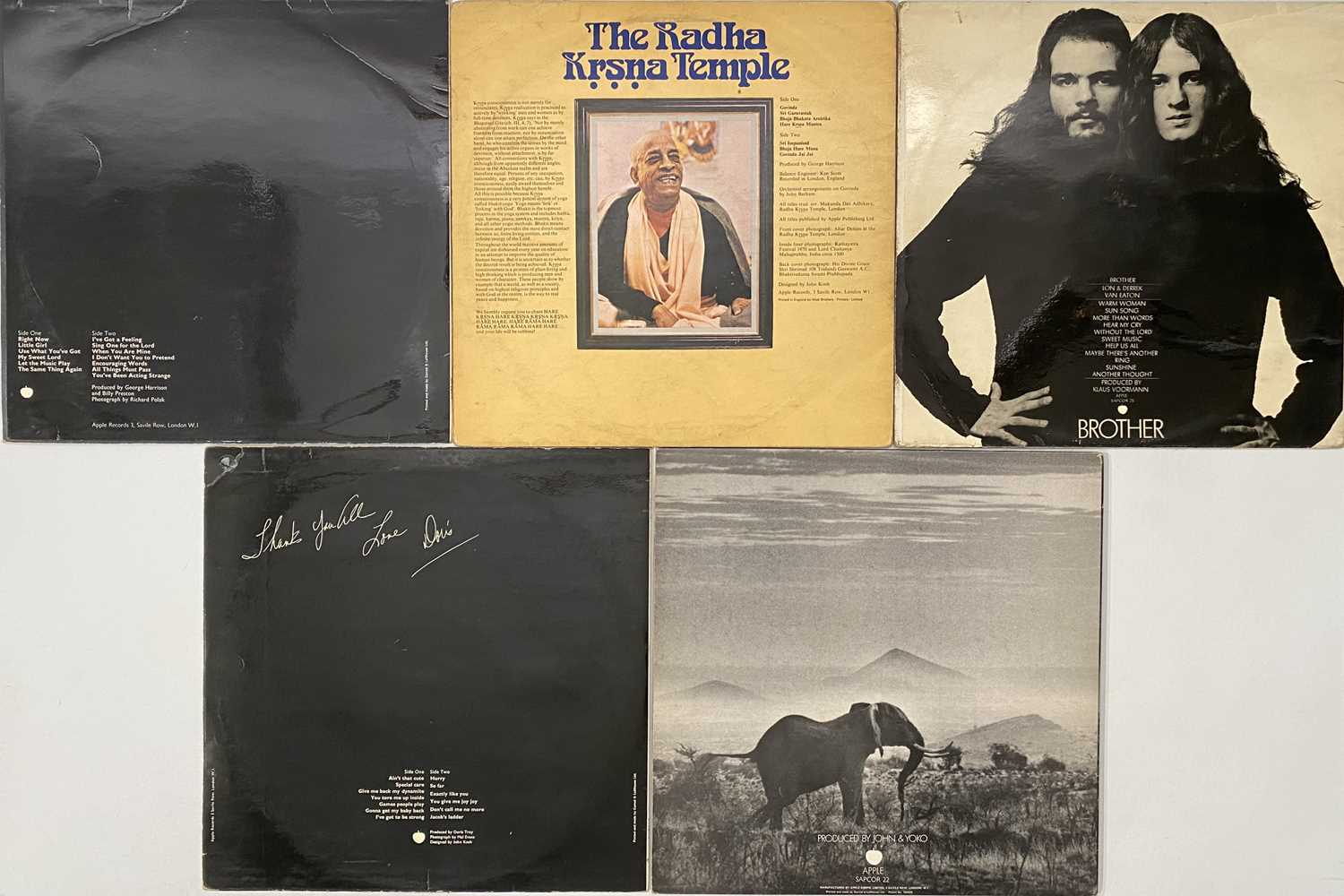 Lot 31 - APPLE RECORDS - ARTISTS LP PACK