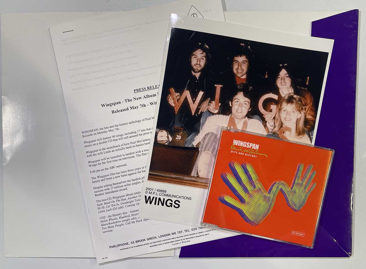 Lot 175 - THE BEATLES INTEREST - PRESS PACKS INC WINGS