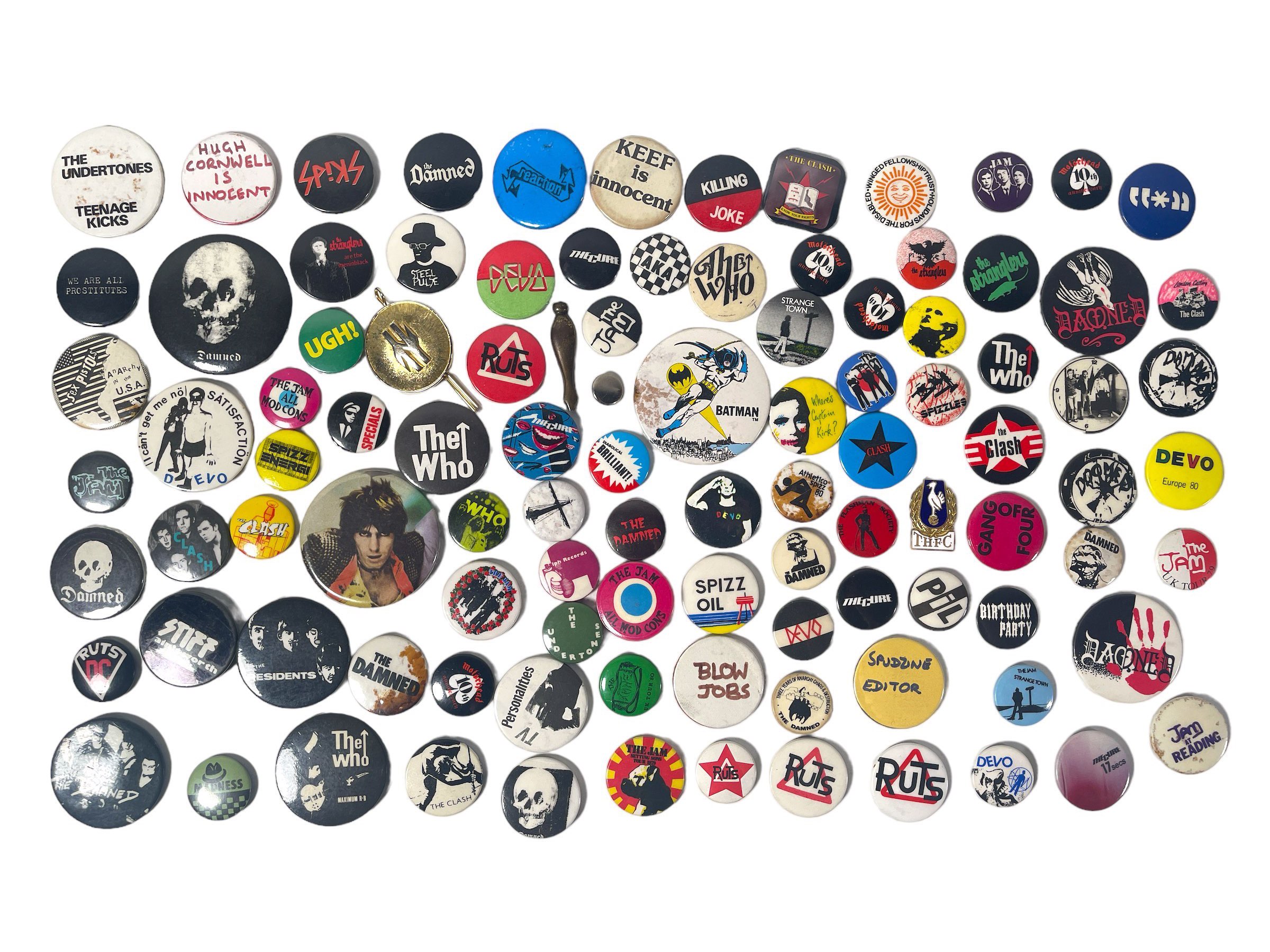 Lot 4 - PUNK BADGES COLLECTION.