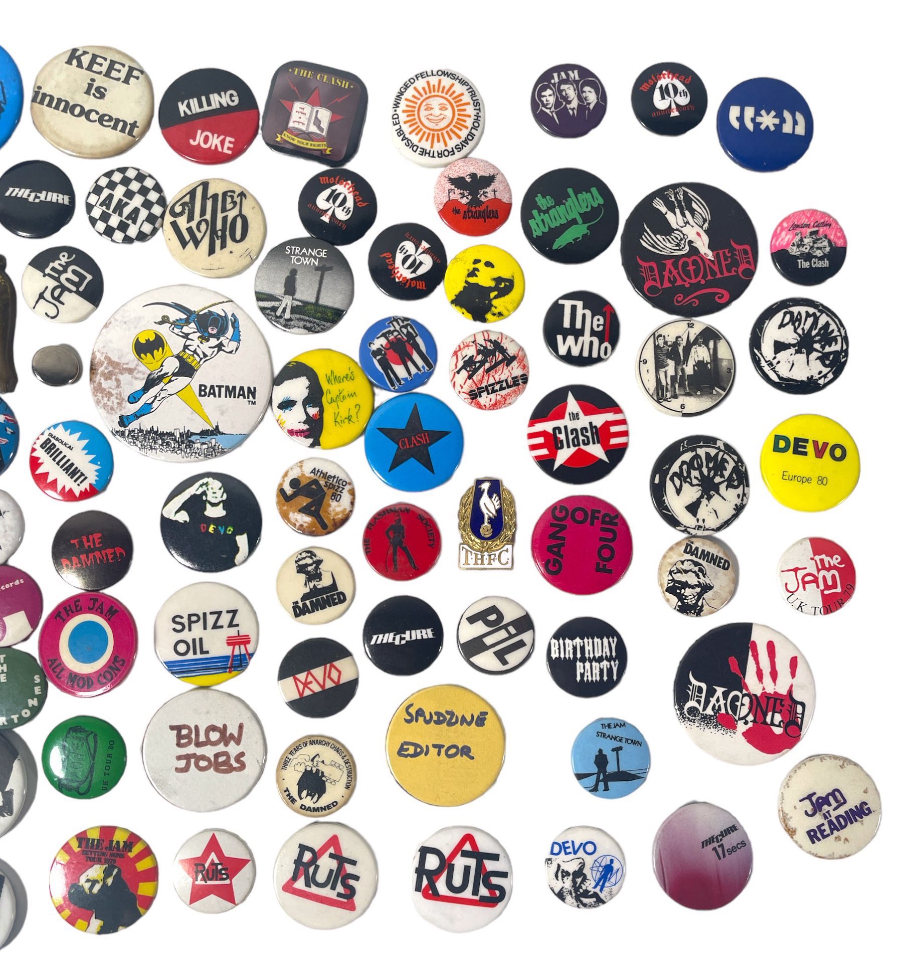 Lot 4 - PUNK BADGES COLLECTION.