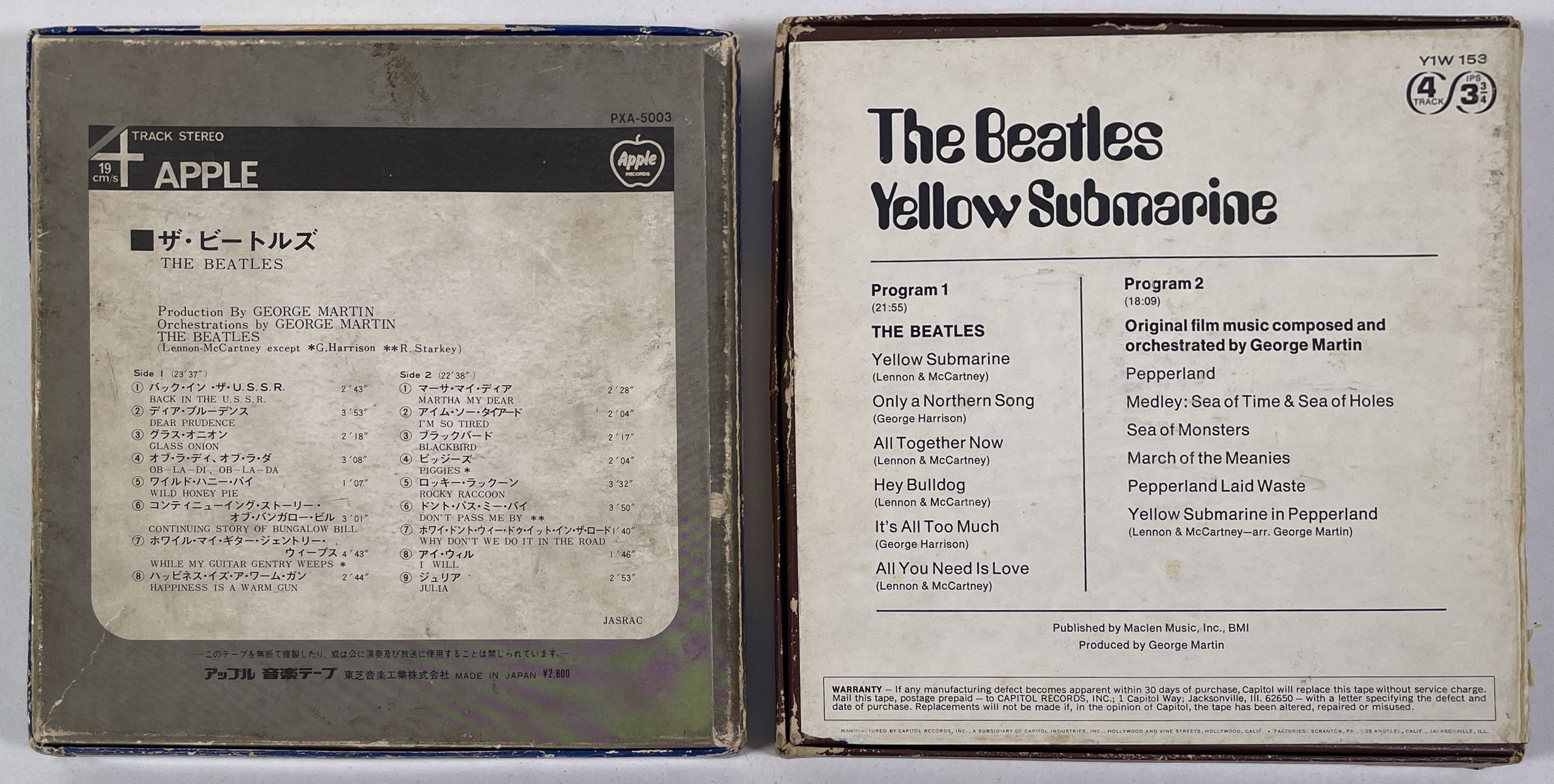 Lot 205 - THE BEATLES - FILM / AUDIO REELS - US AND