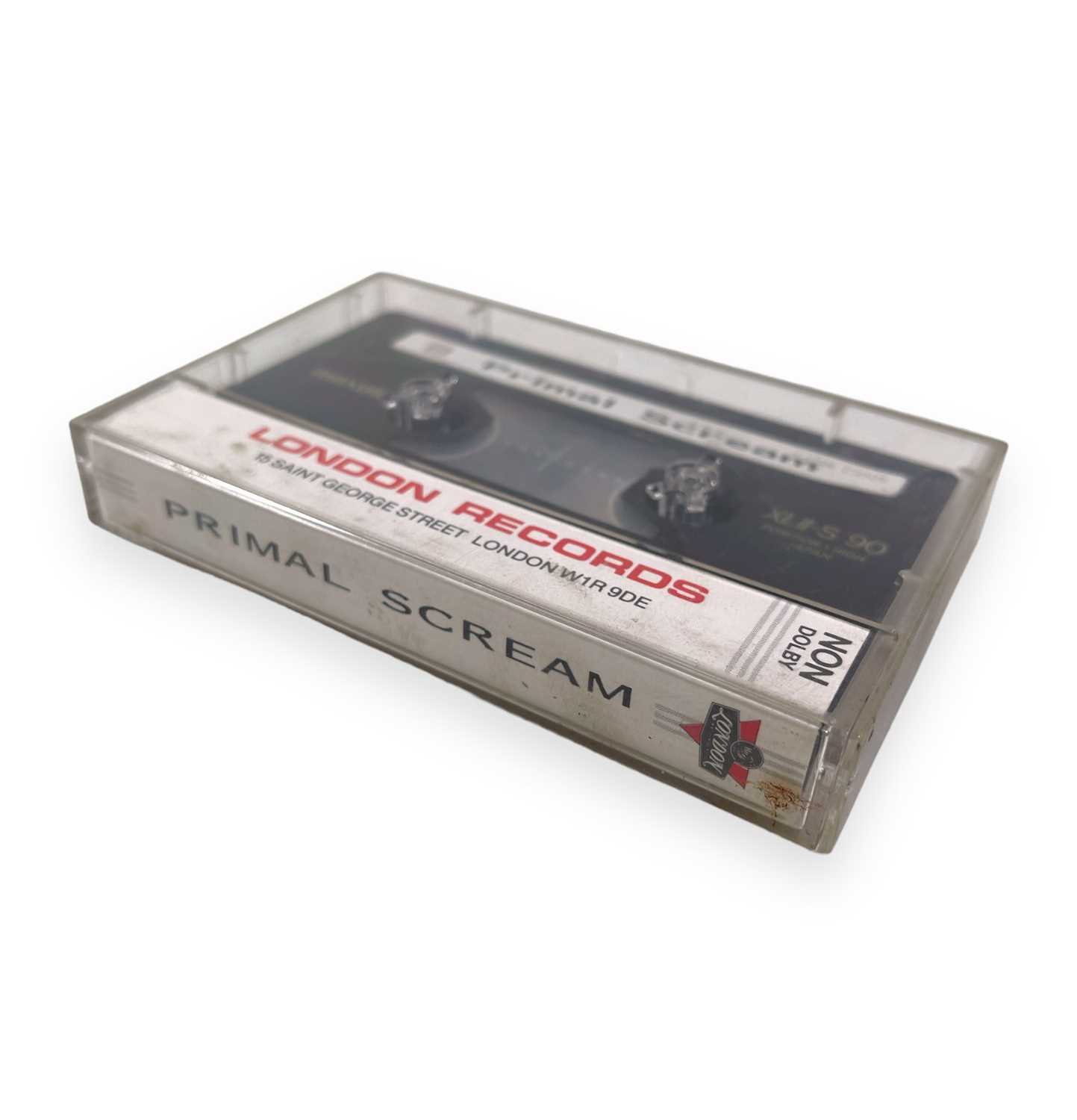 Lot 34 - PRIMAL SCREAM - EARLY PRE-RELEASE CASSETTE OF