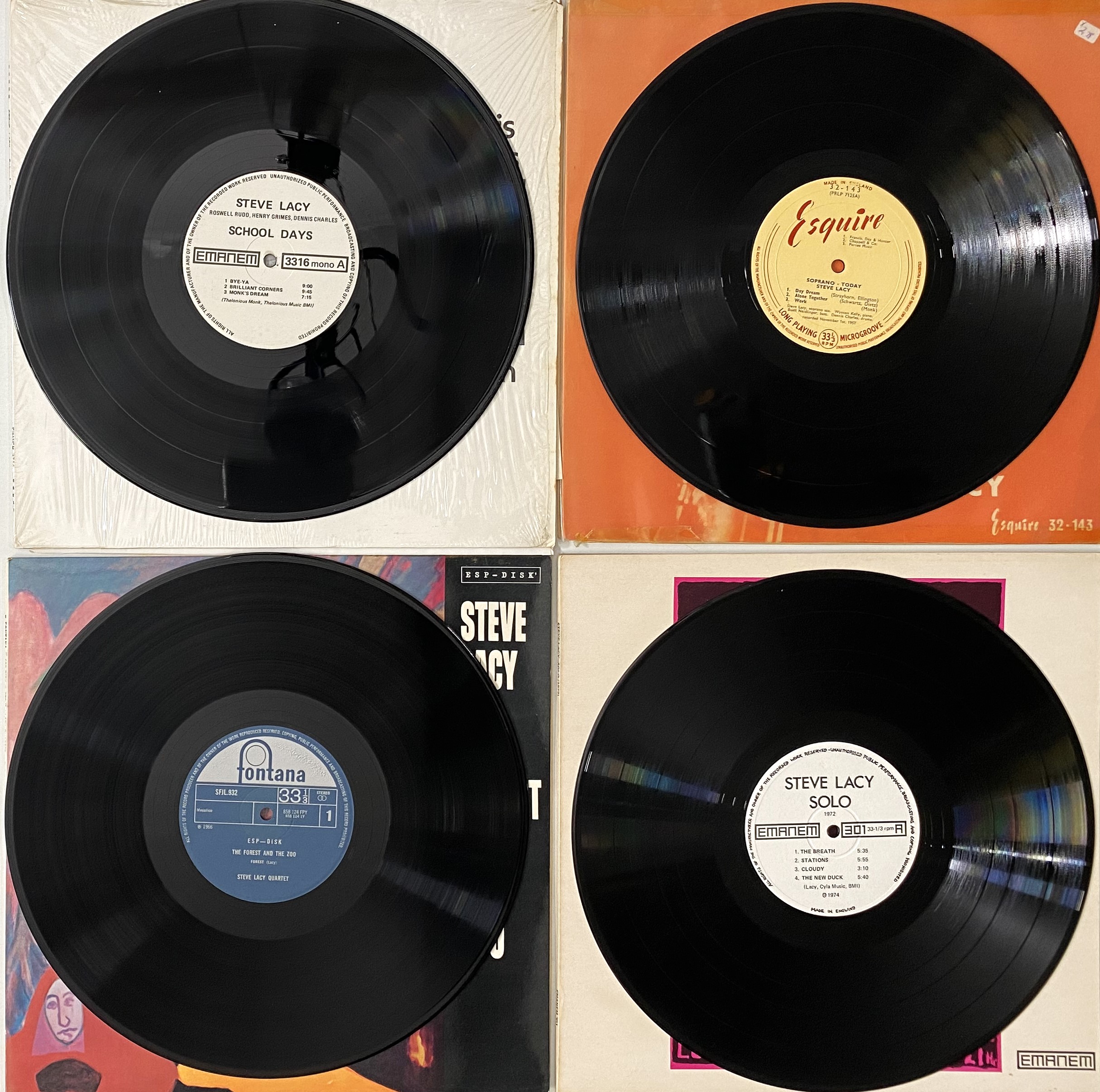 Lot 8 - STEVE LACY - LP PACK