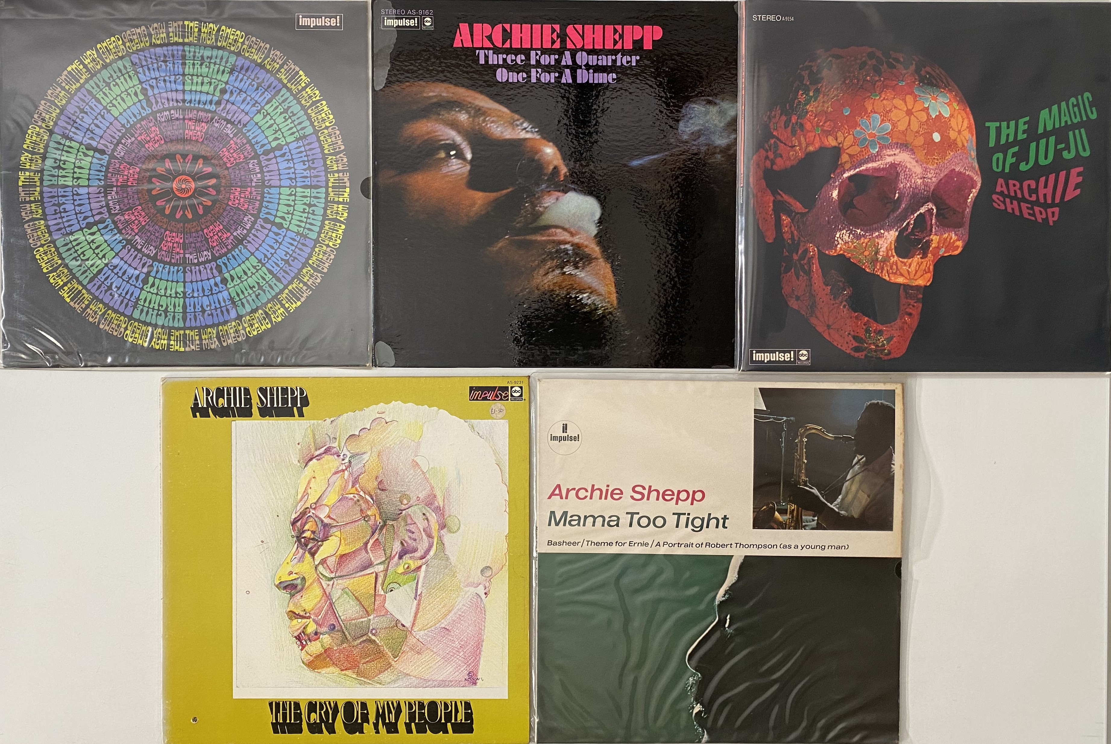 Lot 11 - ARCHIE SHEPP - IMPULSE RECORDS - LP PACK