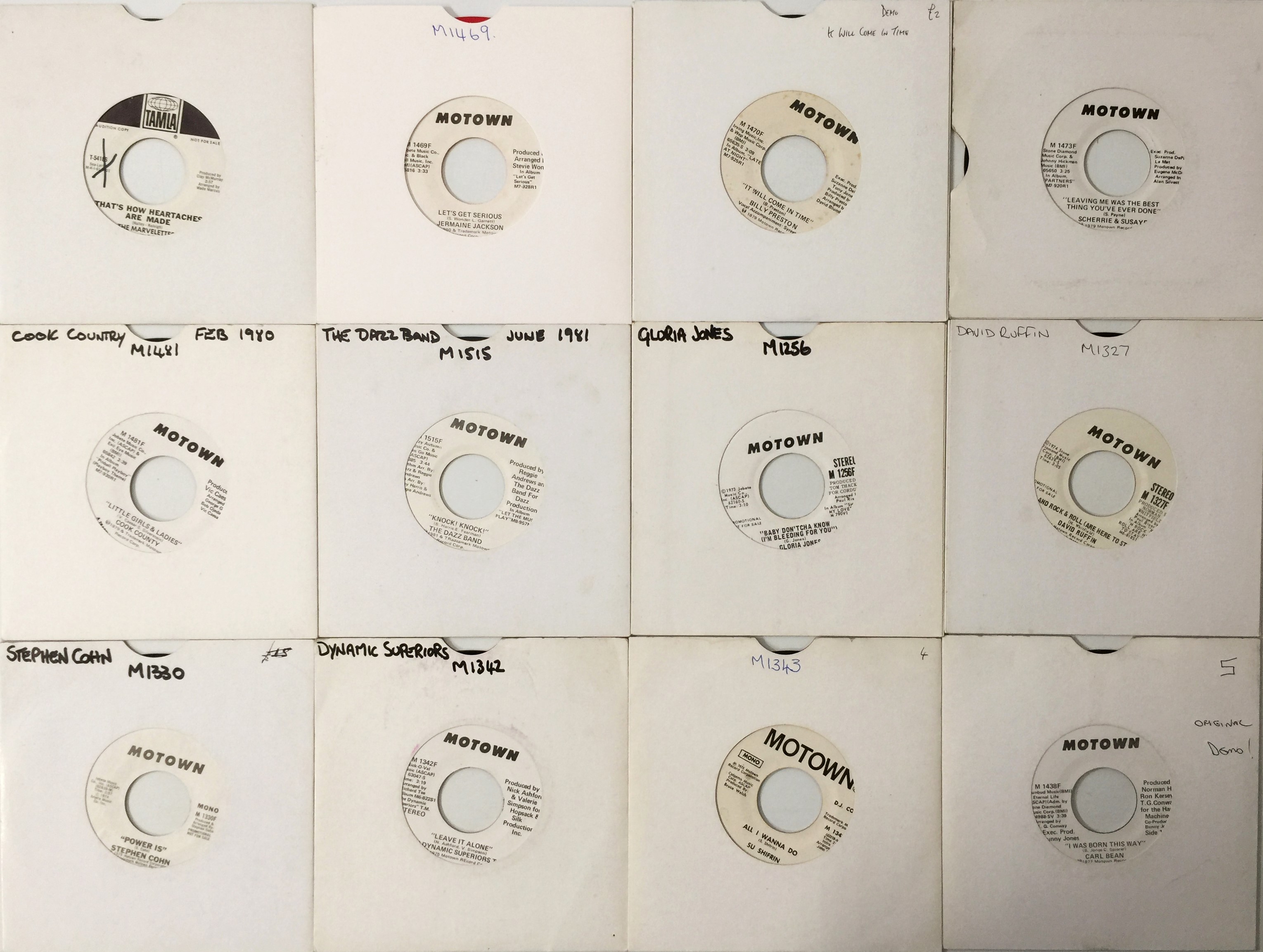 Lot 269 - MOTOWN - US 7" PROMOS