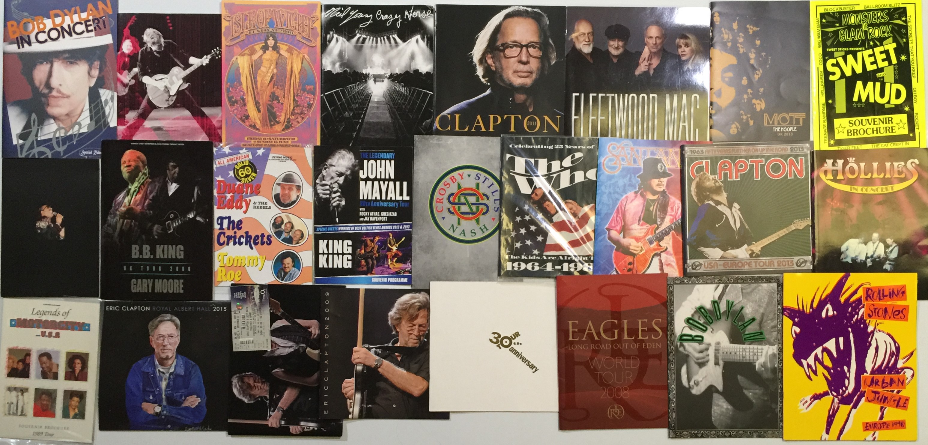 Lot 97 - CONCERT PROGRAMME COLLECTION INC ROLLING