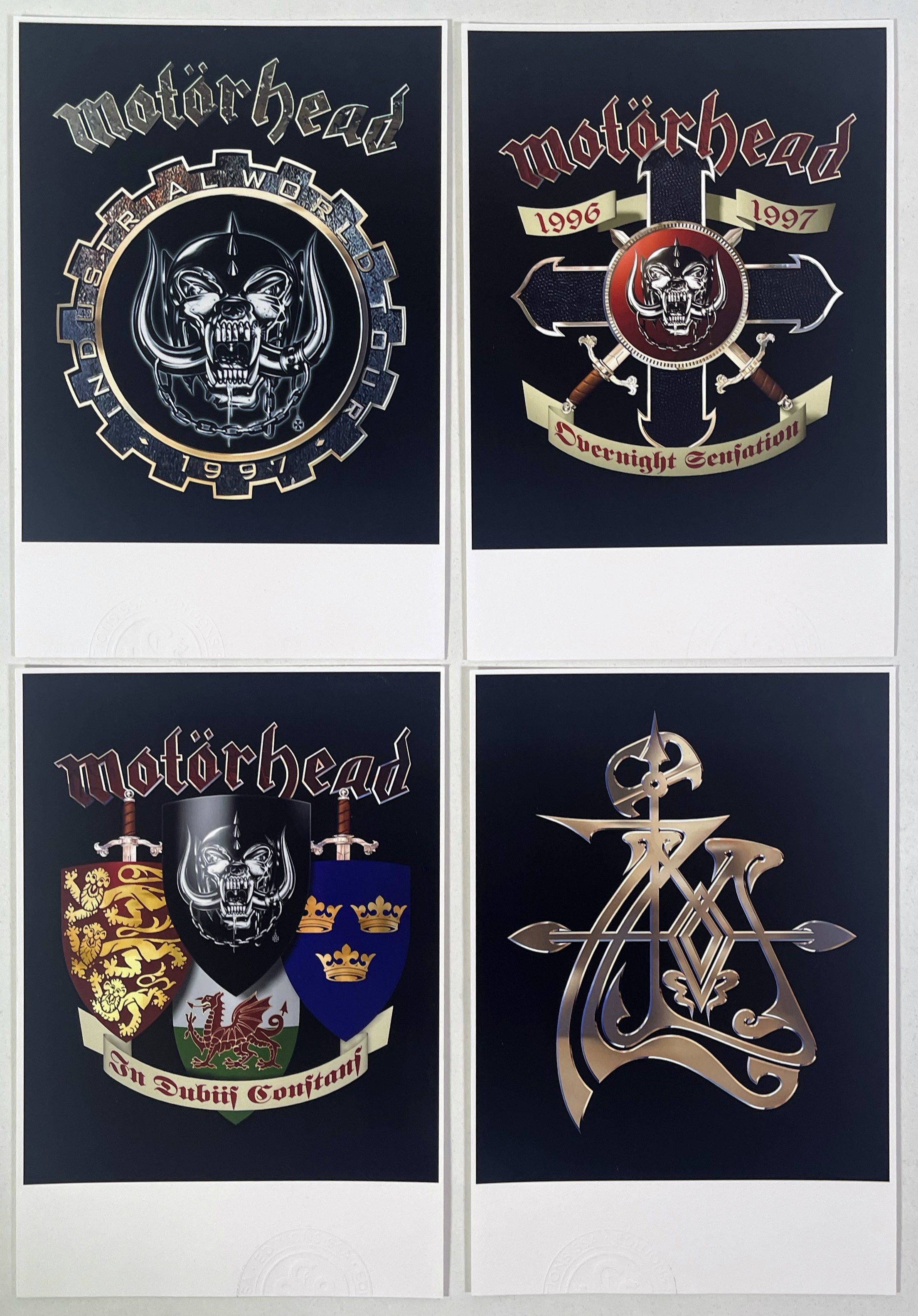 Lot 62 - MOTORHEAD - ORIGINAL LEMMY HAND-DRAWN ARTWORK.